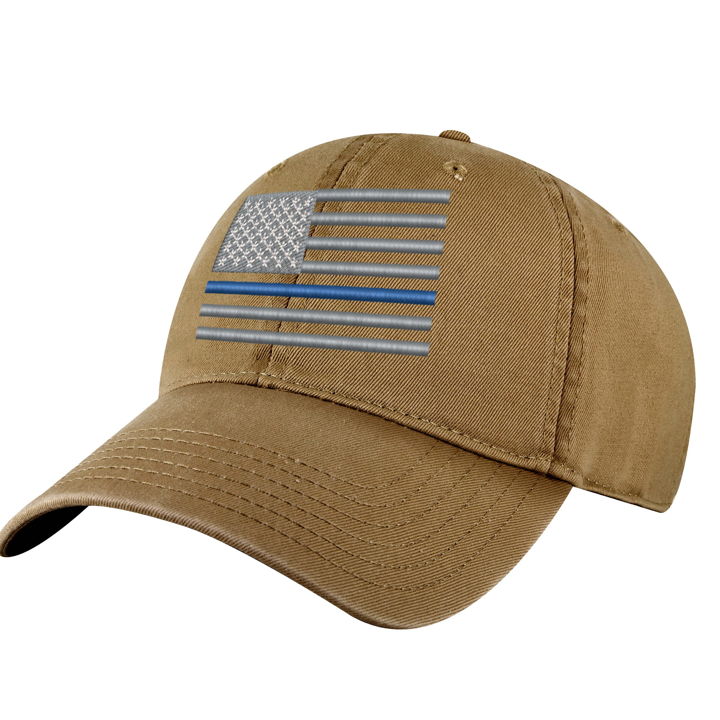 Thin Blue Line Hat – Police Support Cap | Embroidered American Flag ...