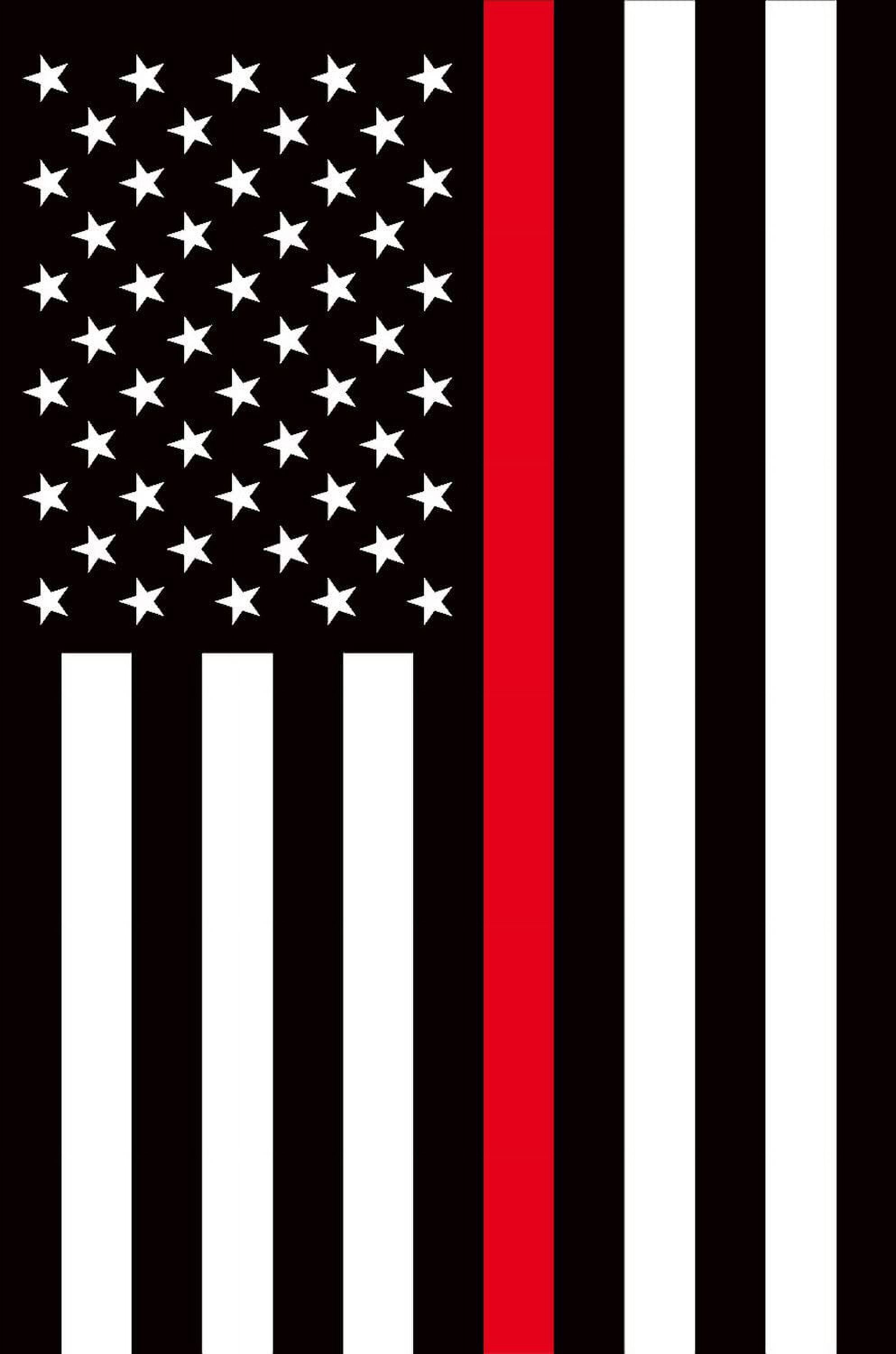 Thin Blue Line Police House Flag Patriotic Emergency Services - Walmart.com