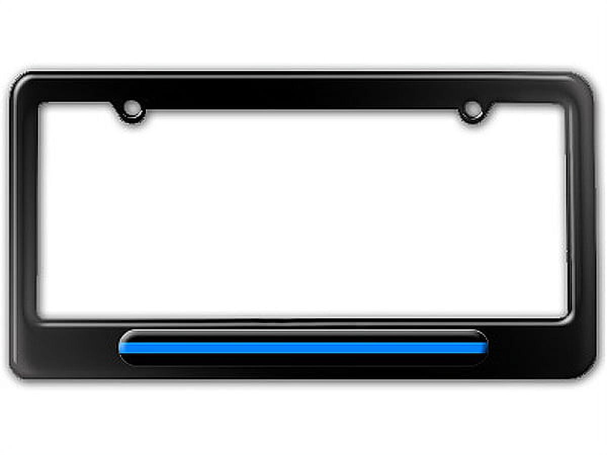Thin Blue Line - Police License Plate Frame - Walmart.com