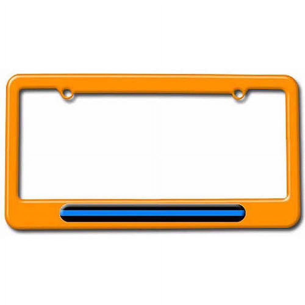 Thin Blue Line, Police License Plate Tag Frame, Multiple Colors ...