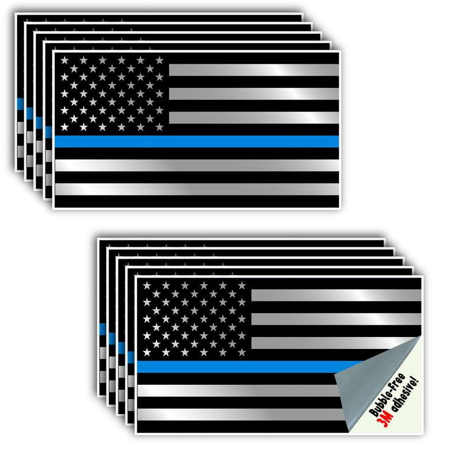 Thin Blue Line Stickers I support law enforcement decals for cars ...