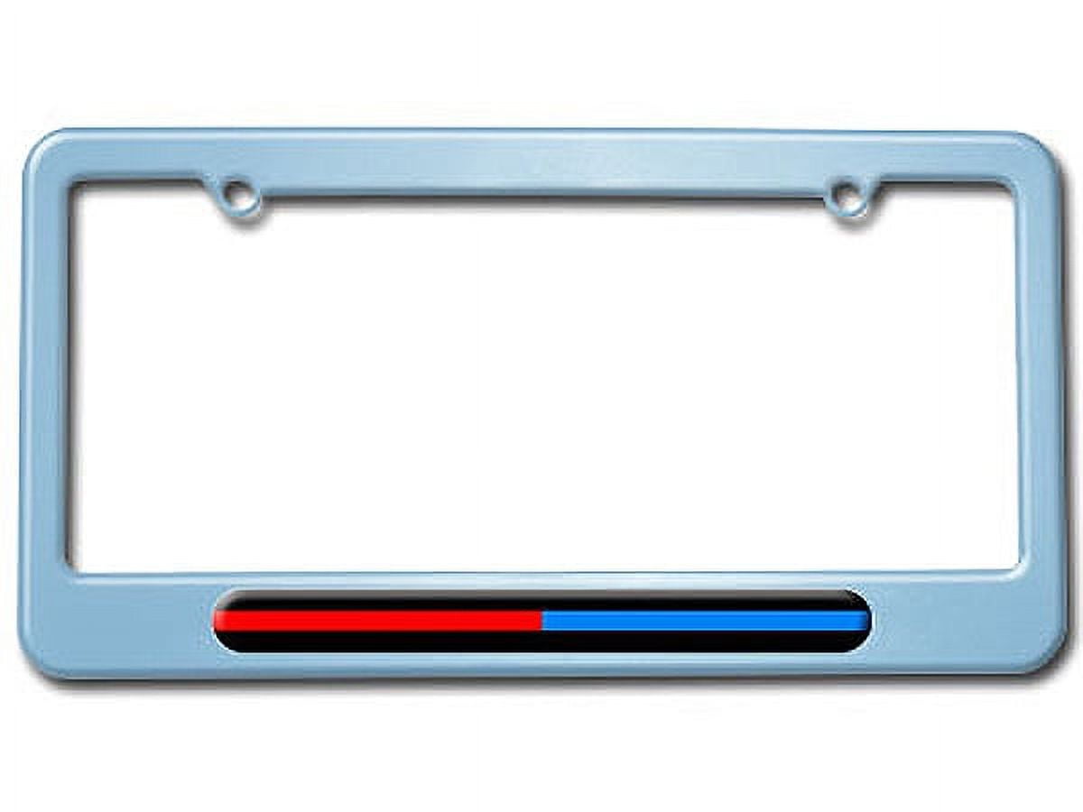 Thin Blue Red Line - Firefighter Police License Plate Frame - Walmart.com