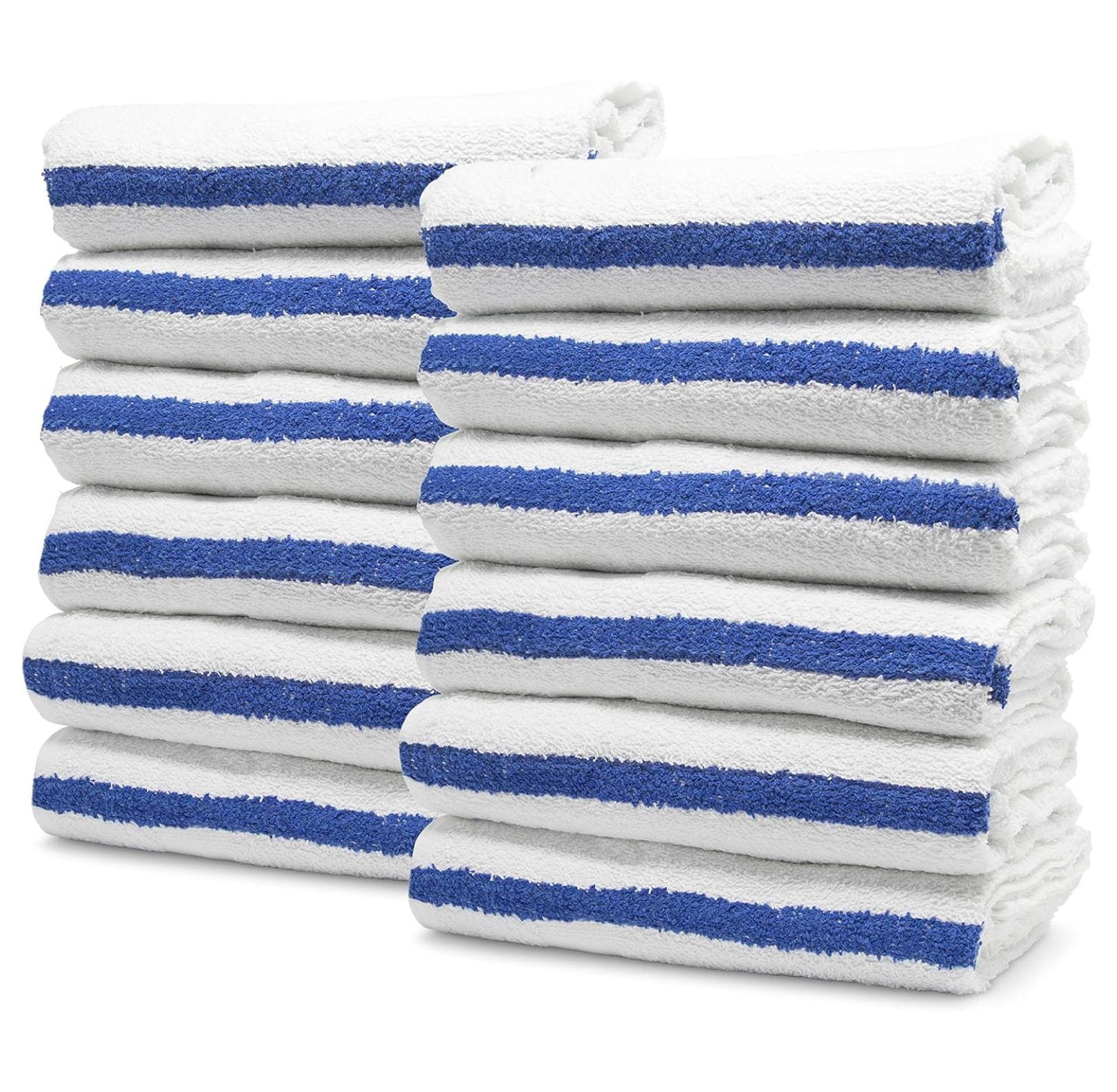 , Thin Bulk Bath Towels Set Large - 22 x 44 Inch 100% Cotton - 6 LBS ...