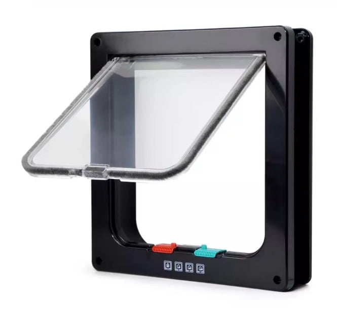 Thin Cat Door for Windows,Pet Doors and Sliding Door,Safety Pet Door ...