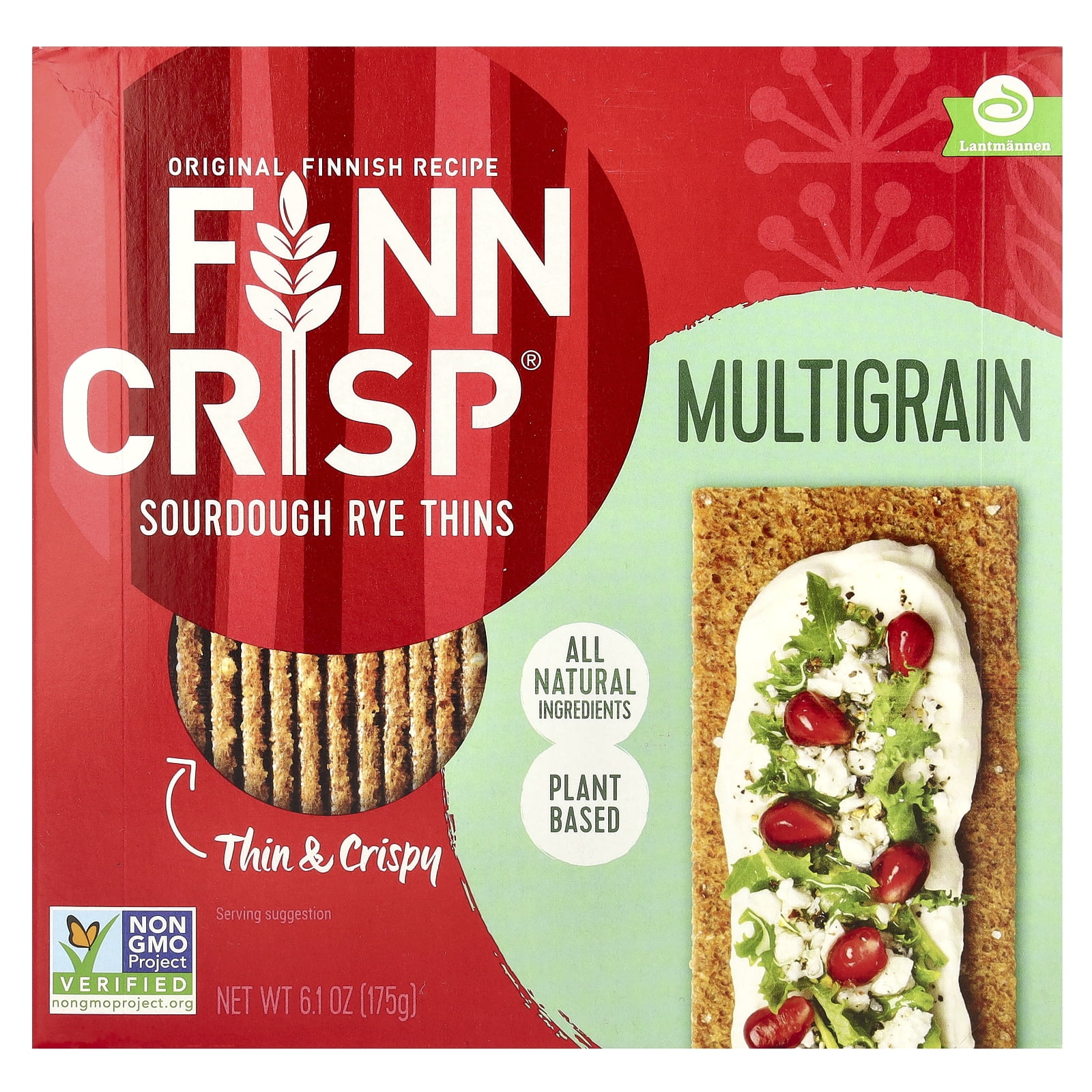 Thin Crispbread by Finn Crisp, Multigrain, 6.1 oz - Walmart.com