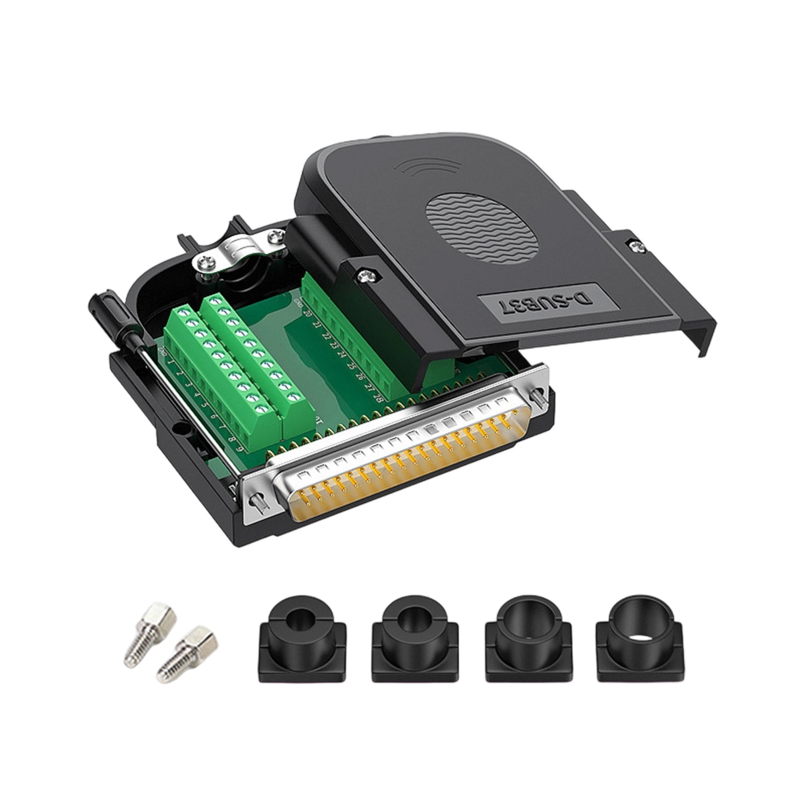 Thin DB37 Male RS232 To 37 Pin Port Terminal Adapter Connector With ...
