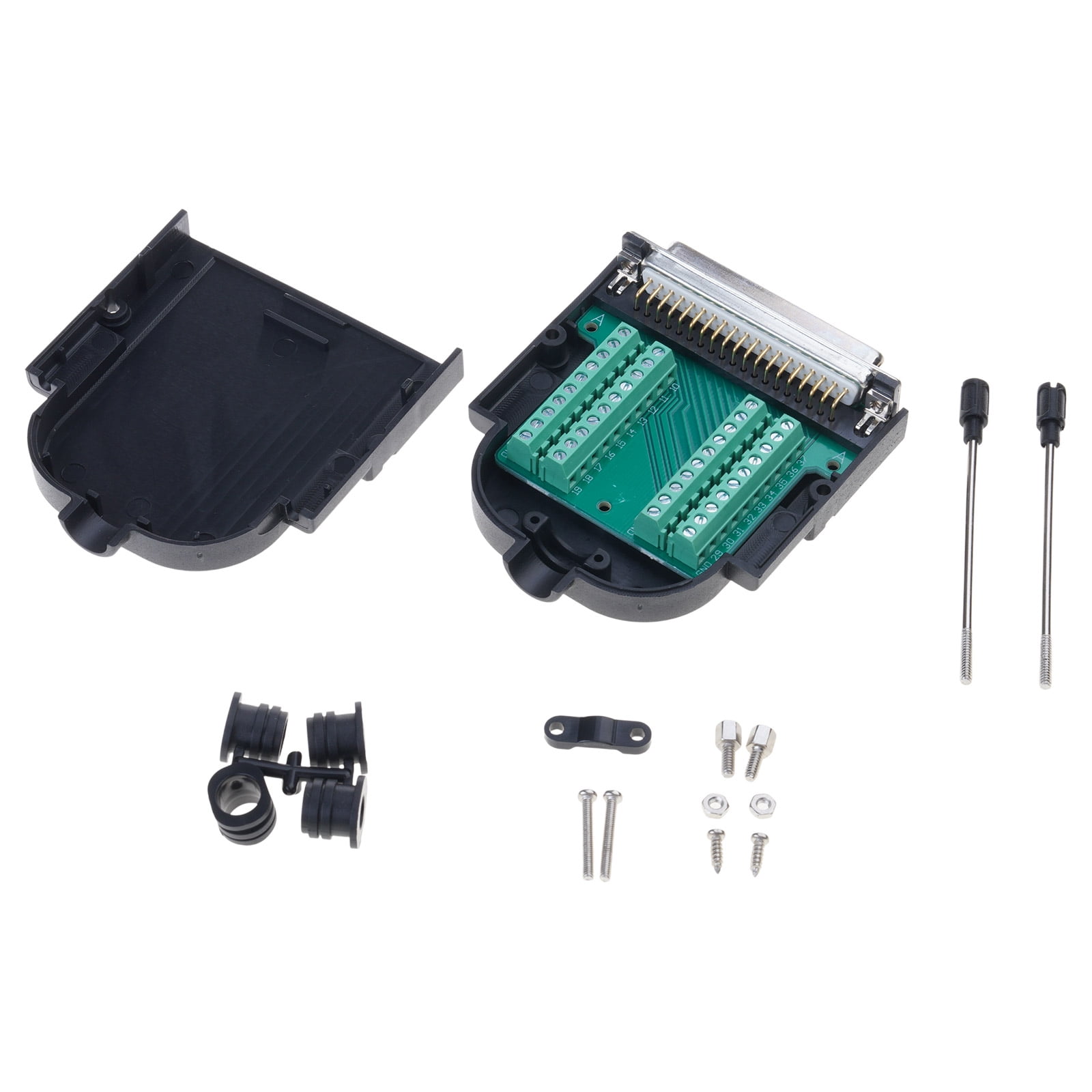 Thin DB37 Male RS232 To 37 Pin Port Terminal Adapter Connector With ...