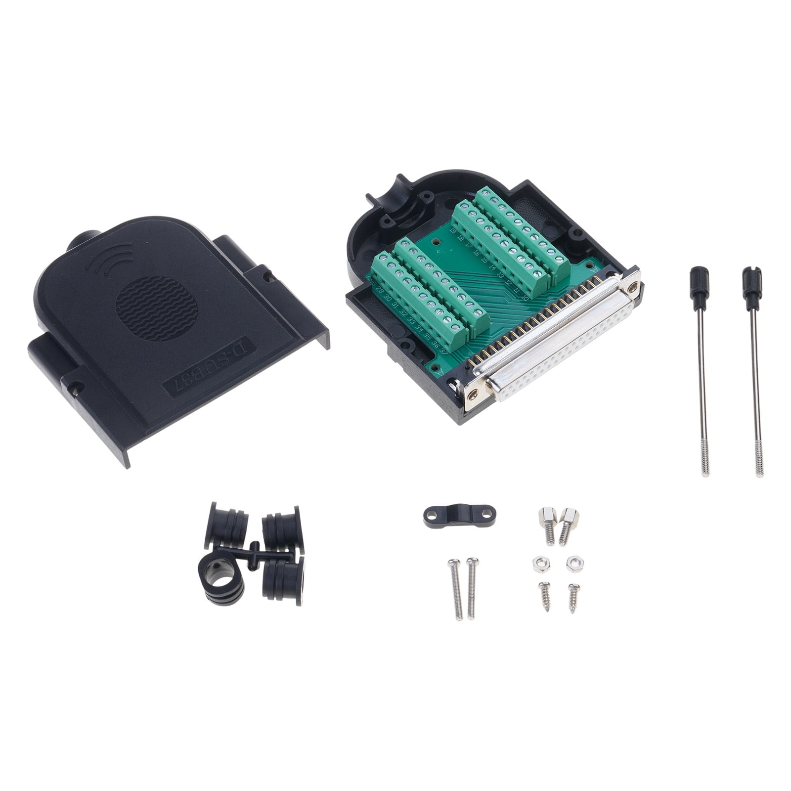 Thin DB37 Male RS232 To 37 Pin Port Terminal Adapter Connector With ...