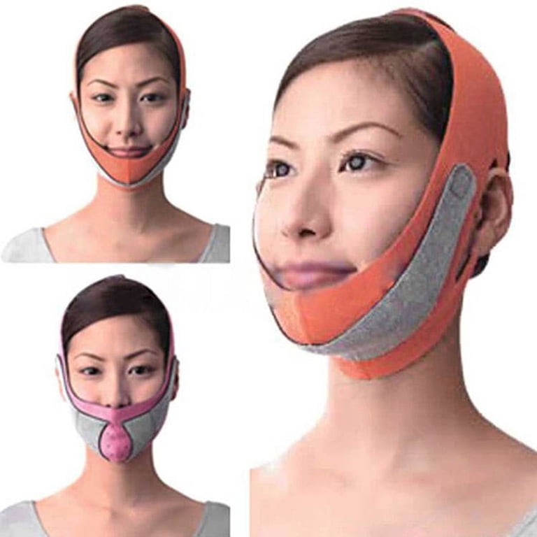With Thin Double Chin