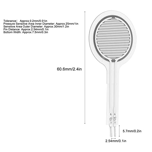 Thin Film Pressure Sensor, 0-50KG High Sensitivity Quick Response ...