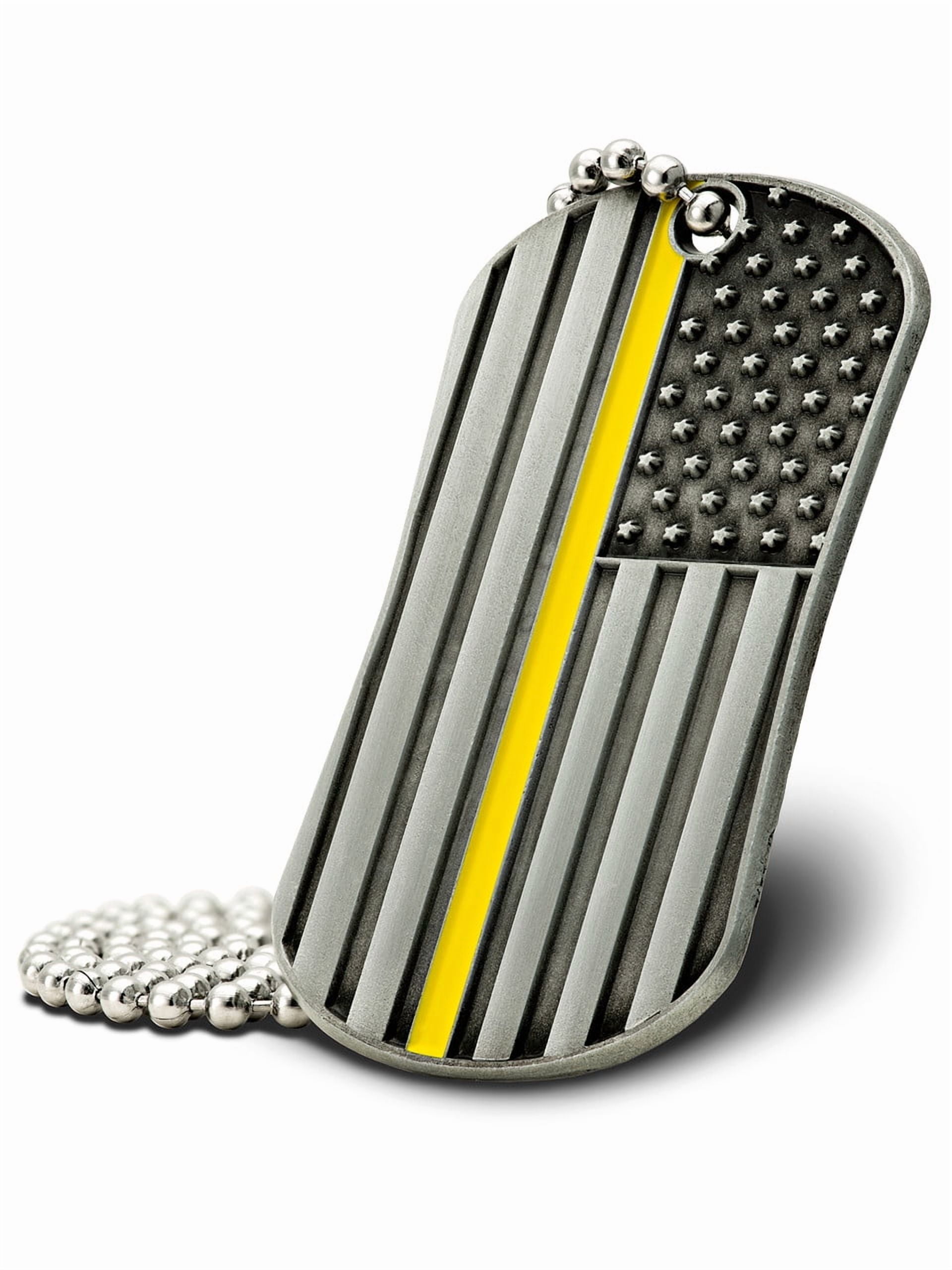 Thin Gold Line Dispatcher Dog Tag Necklace-Colossians 4:6 (4 Pack) by ...