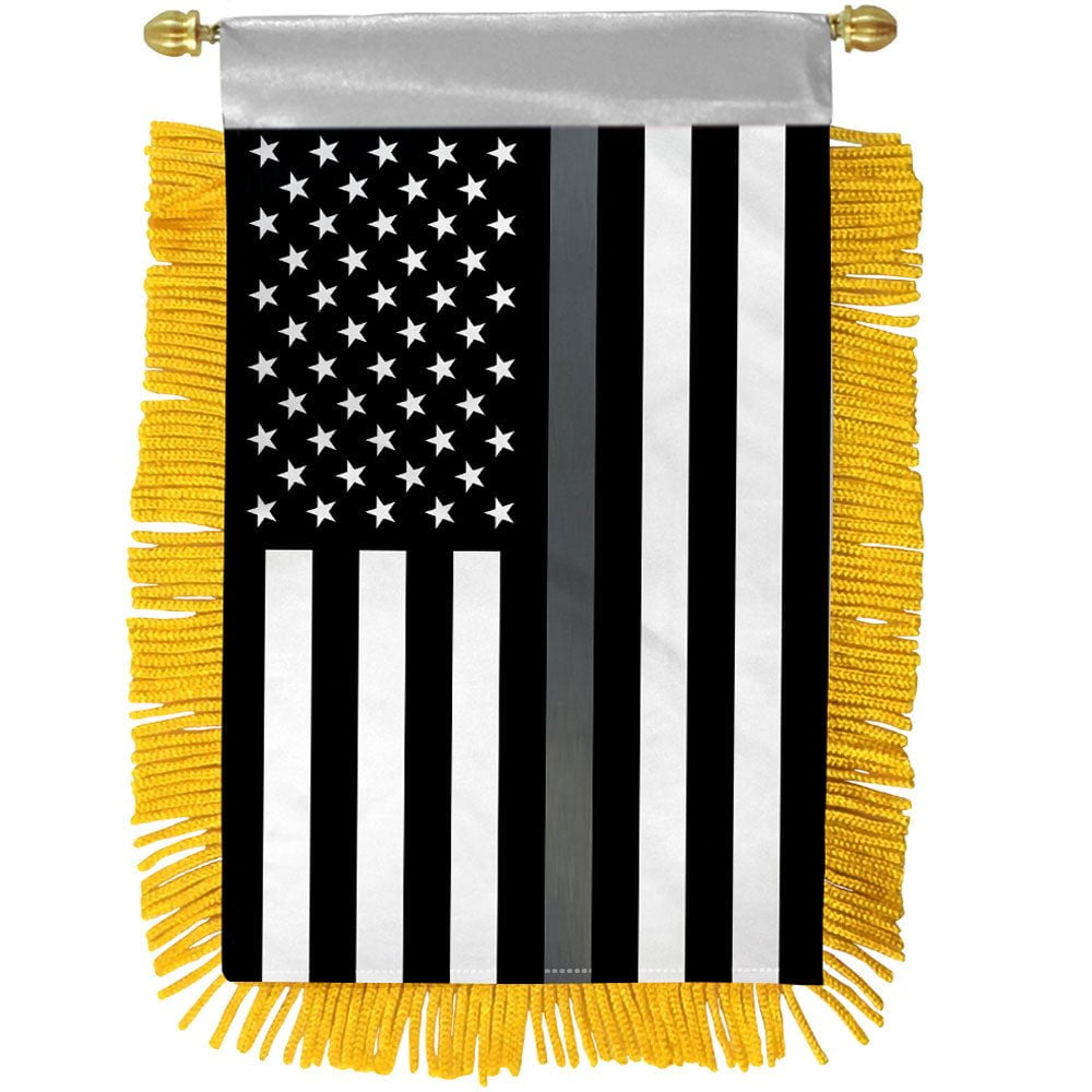 Thin Gray Line Mini Banner - Walmart Business Supplies