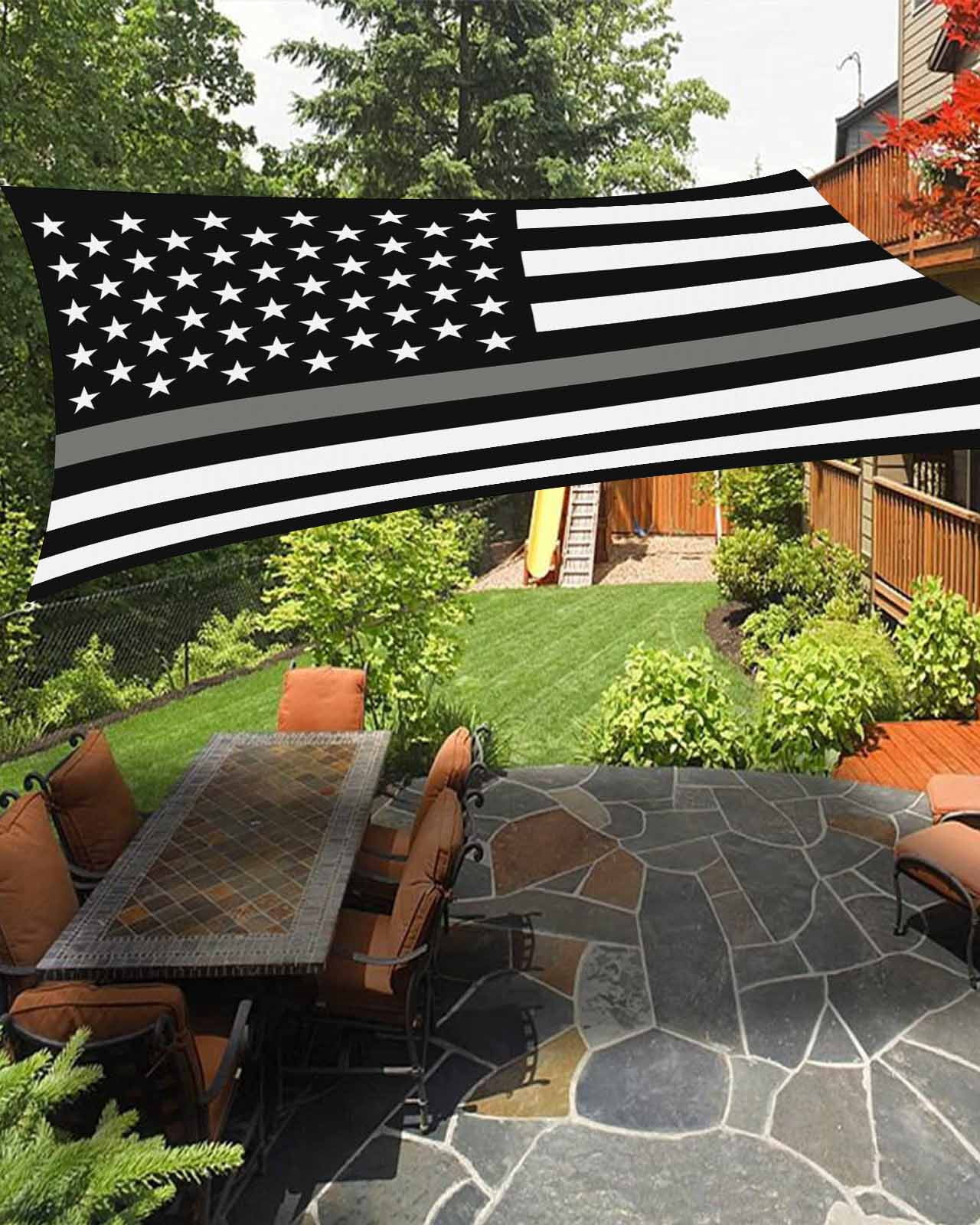 Thin Gray Waterproof Sun Shade Sail Line Law Enforcement Correctional ...