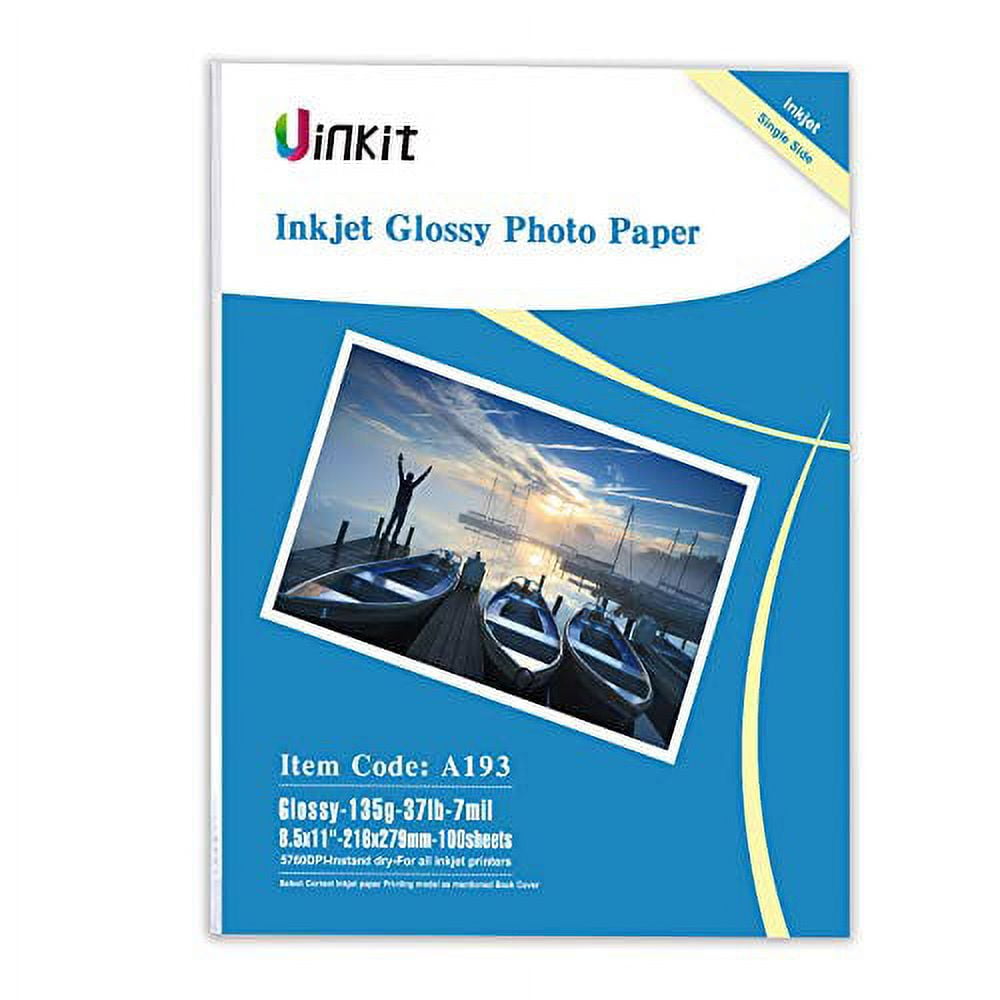 Thin Inkjet Printer Brochure Paper Glossy 100 Sheets for DIY Chip Bag ...