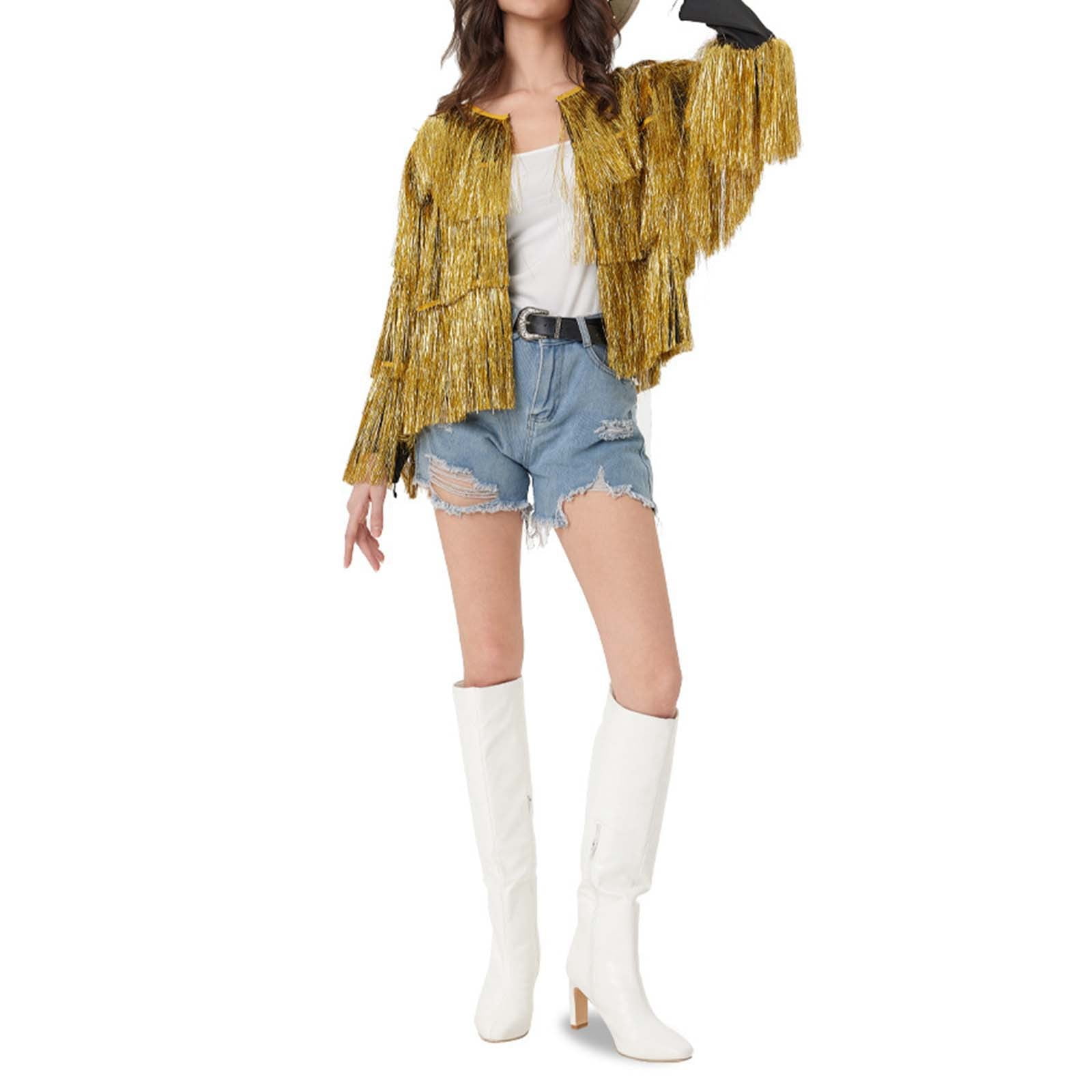 Thin Jacket With Loose Fit Extra Dense Multilayer Coat For Festival ...