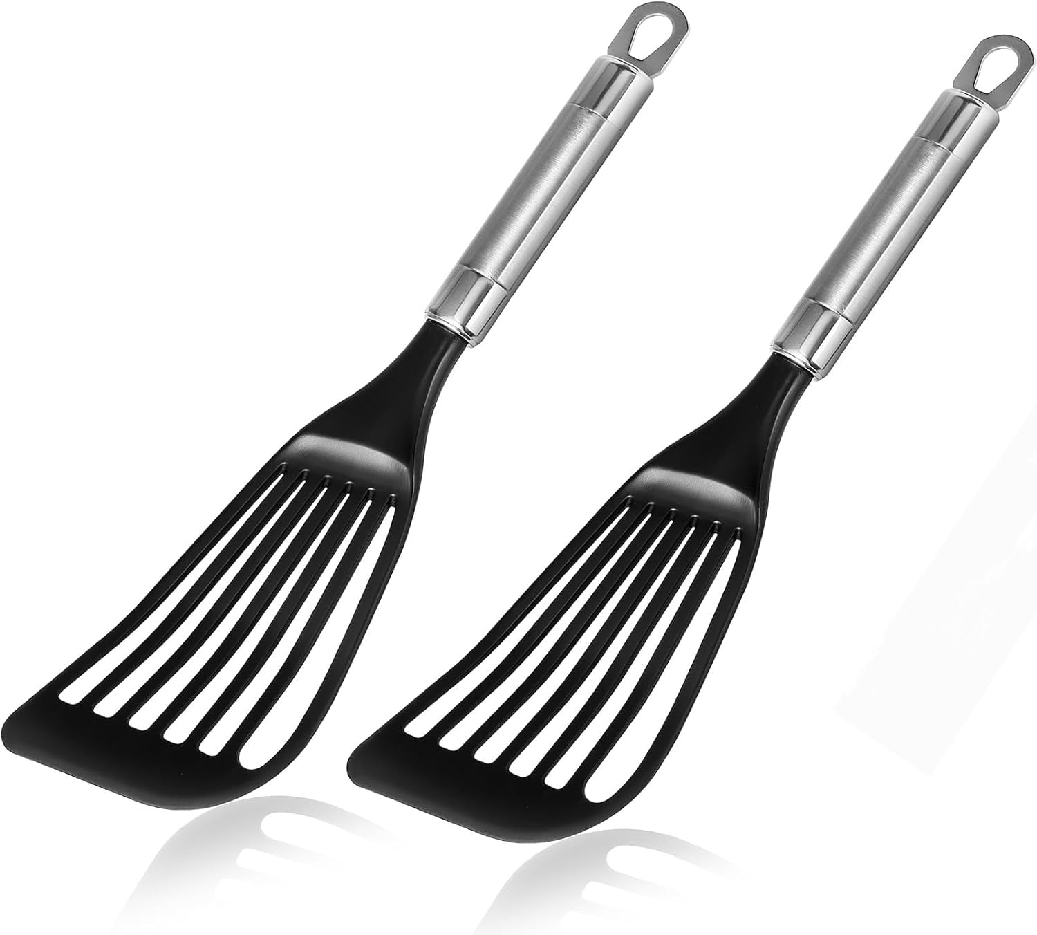 Thin Kitchen Spatula Turner for Egg,Fish, Slotted Flexible Plastic ...