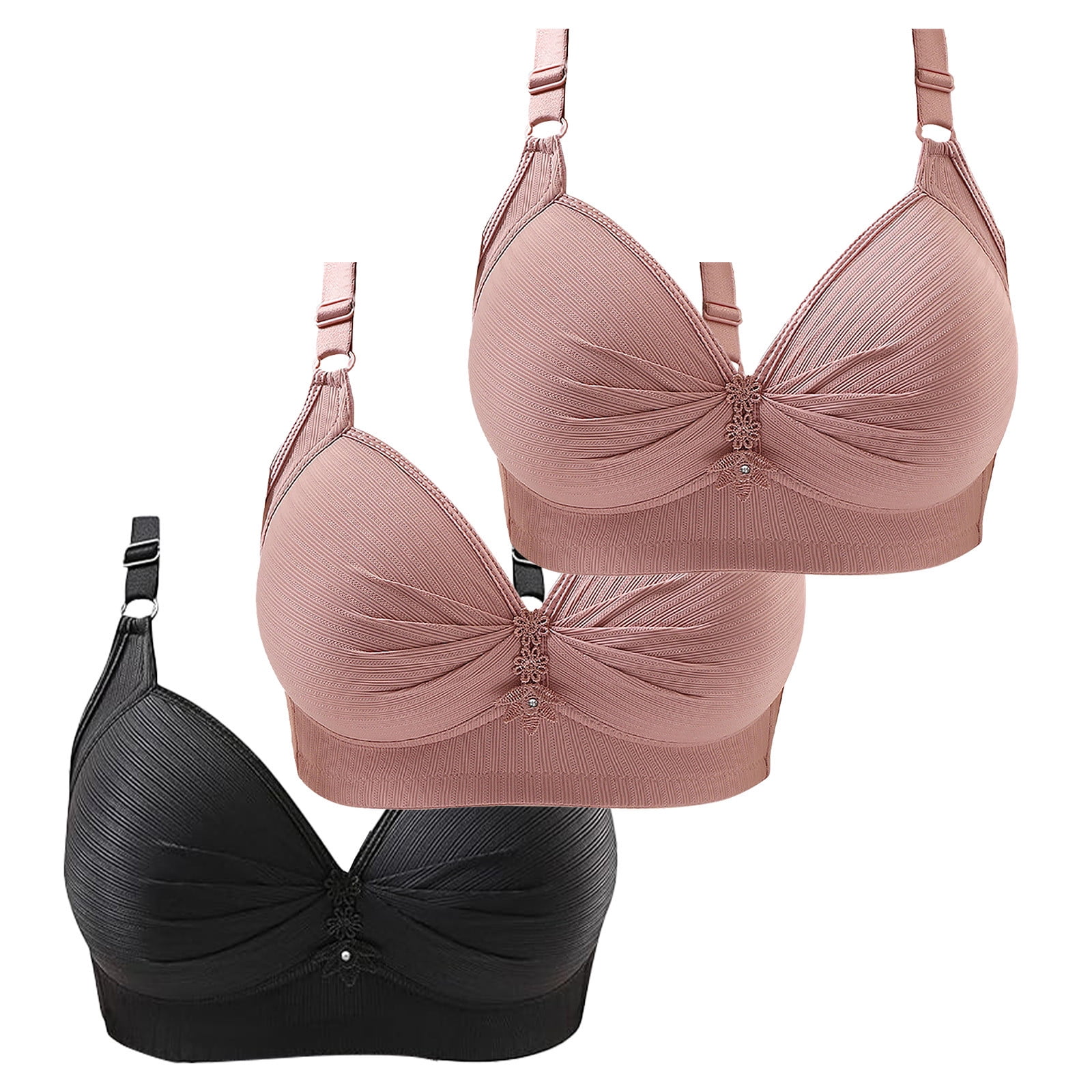 Thin Laceless Steel Ring Comfortable Breathability Underwear Large Size ...