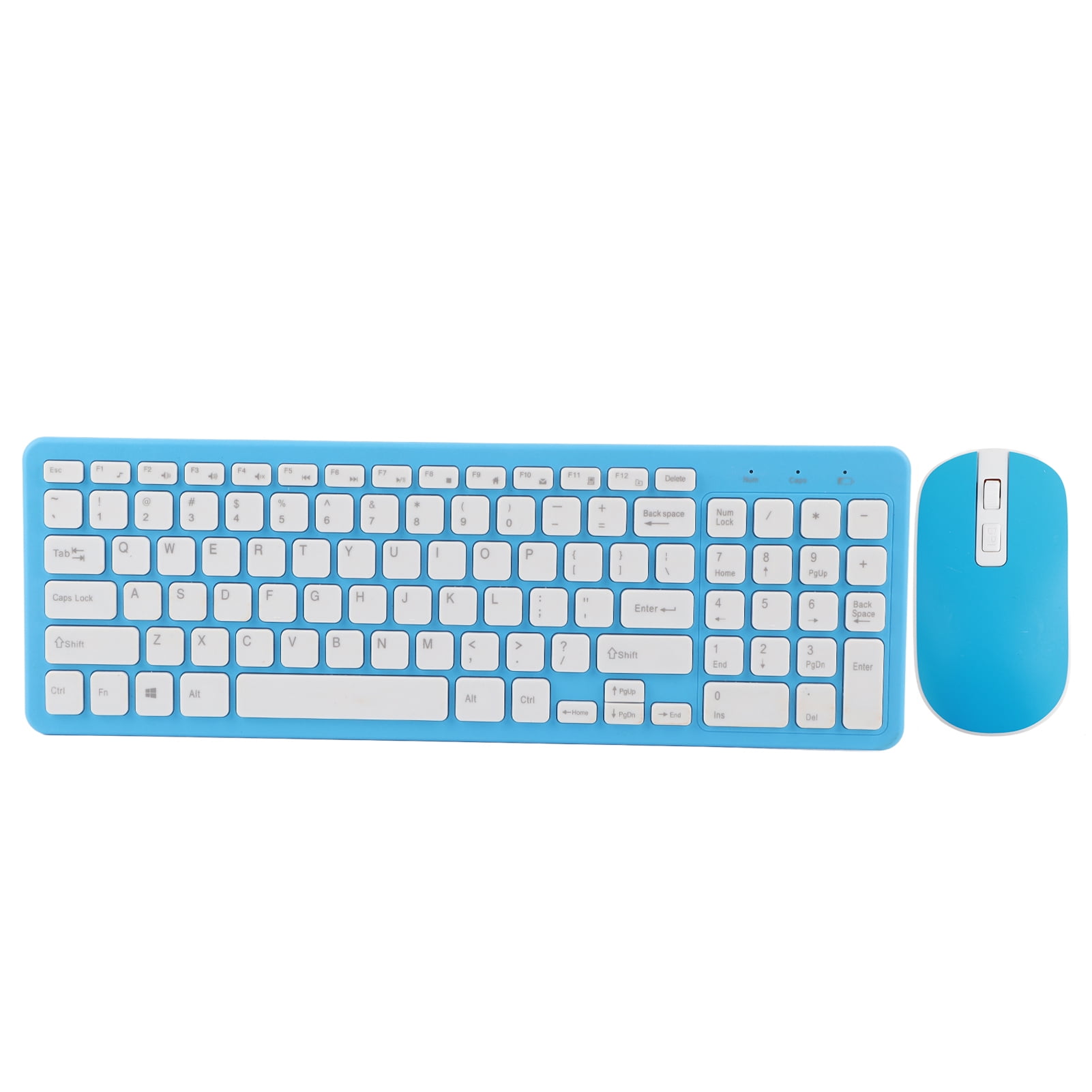 Thin Lightweight Wireless Keyboard Mouse Combo, Comfortable Typing ...