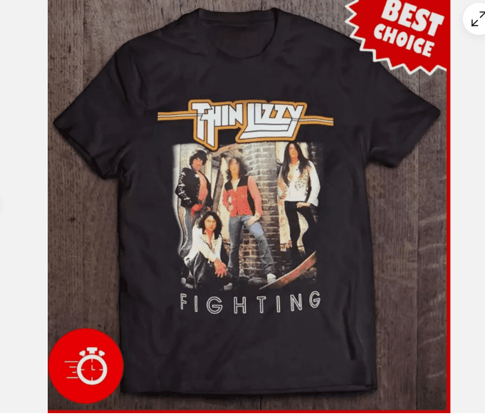 Thin Lizzy Band Black Funny For Men Women - Walmart.com