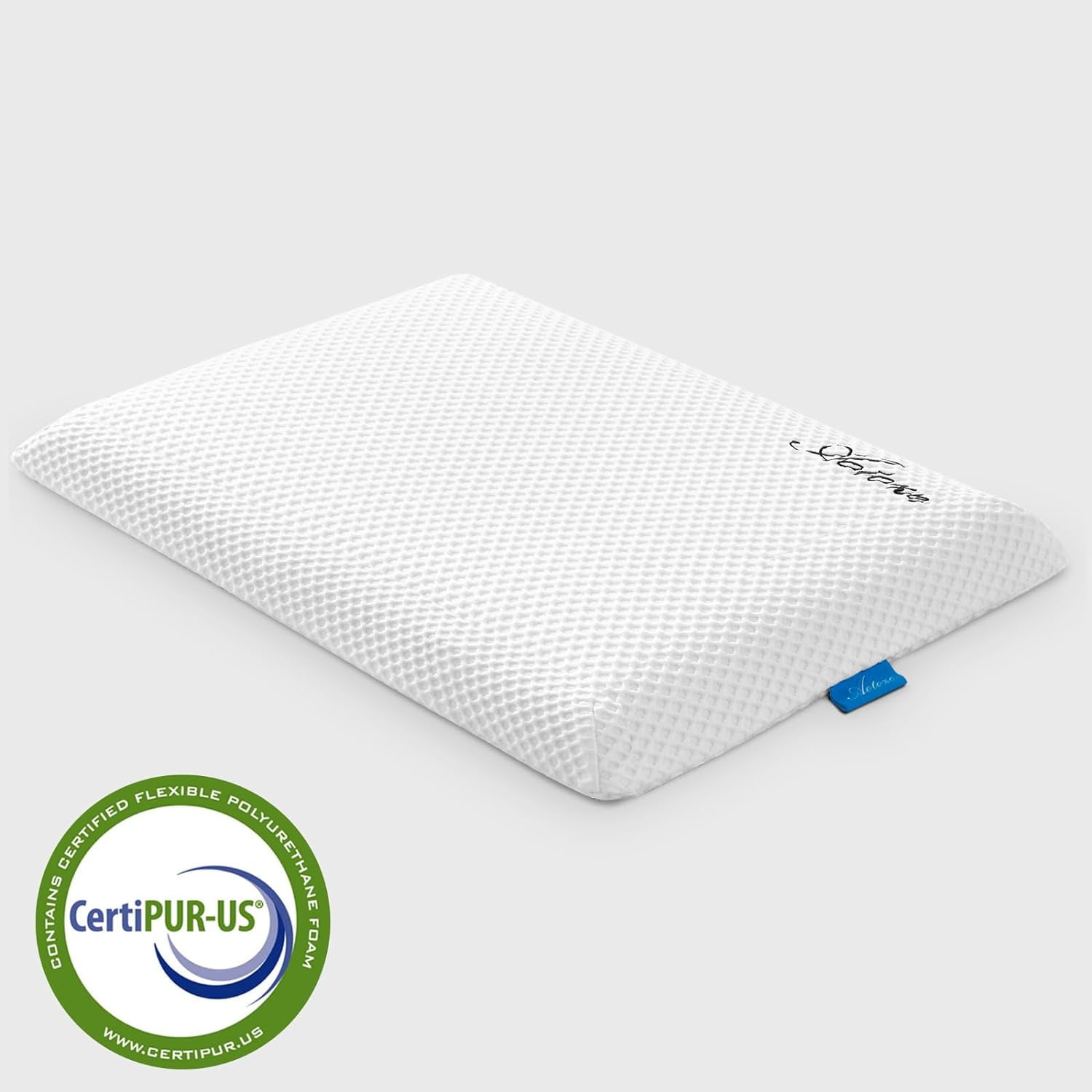 Thin Memory Foam Pillow | Low Profile Pillow | Thin Pillow for Stomach ...