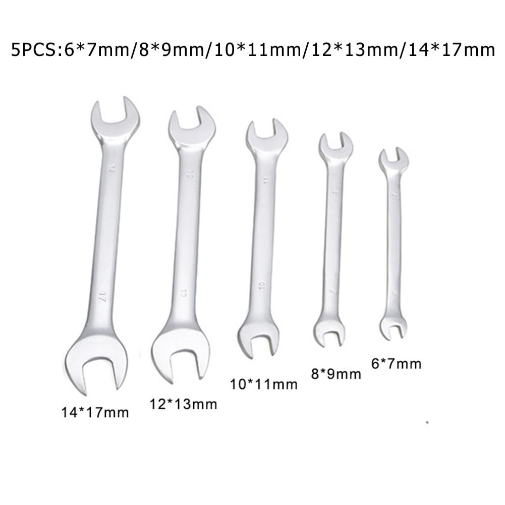 Thin Open End Wrench Set Ultra-thin Flat Wrench Tool for Plumbing Tubin ...