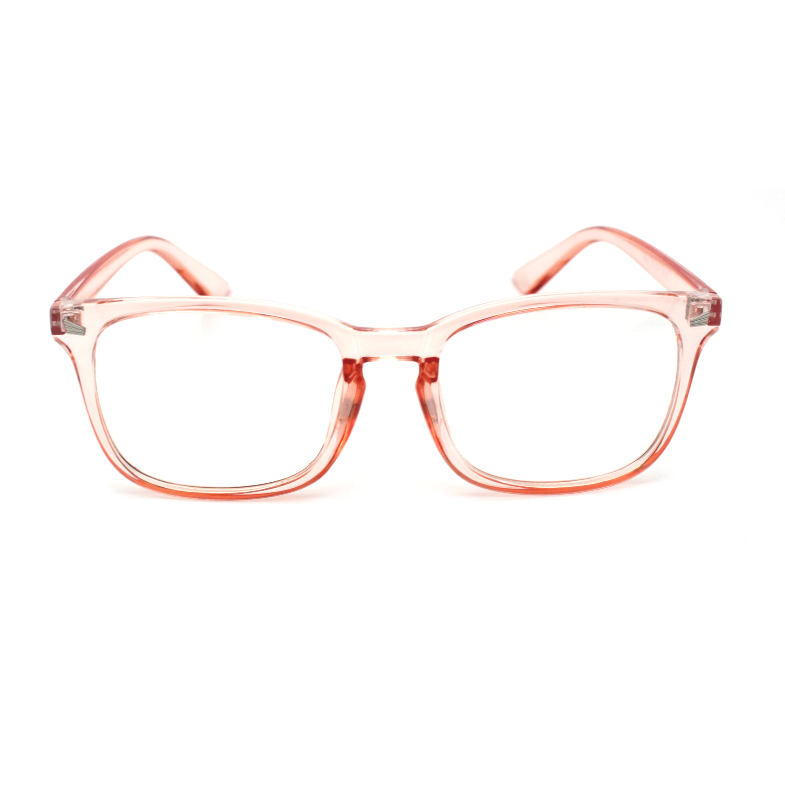 Thin Plastic Horn Rim UV Blue Light Computer Eye Protection Glasses ...