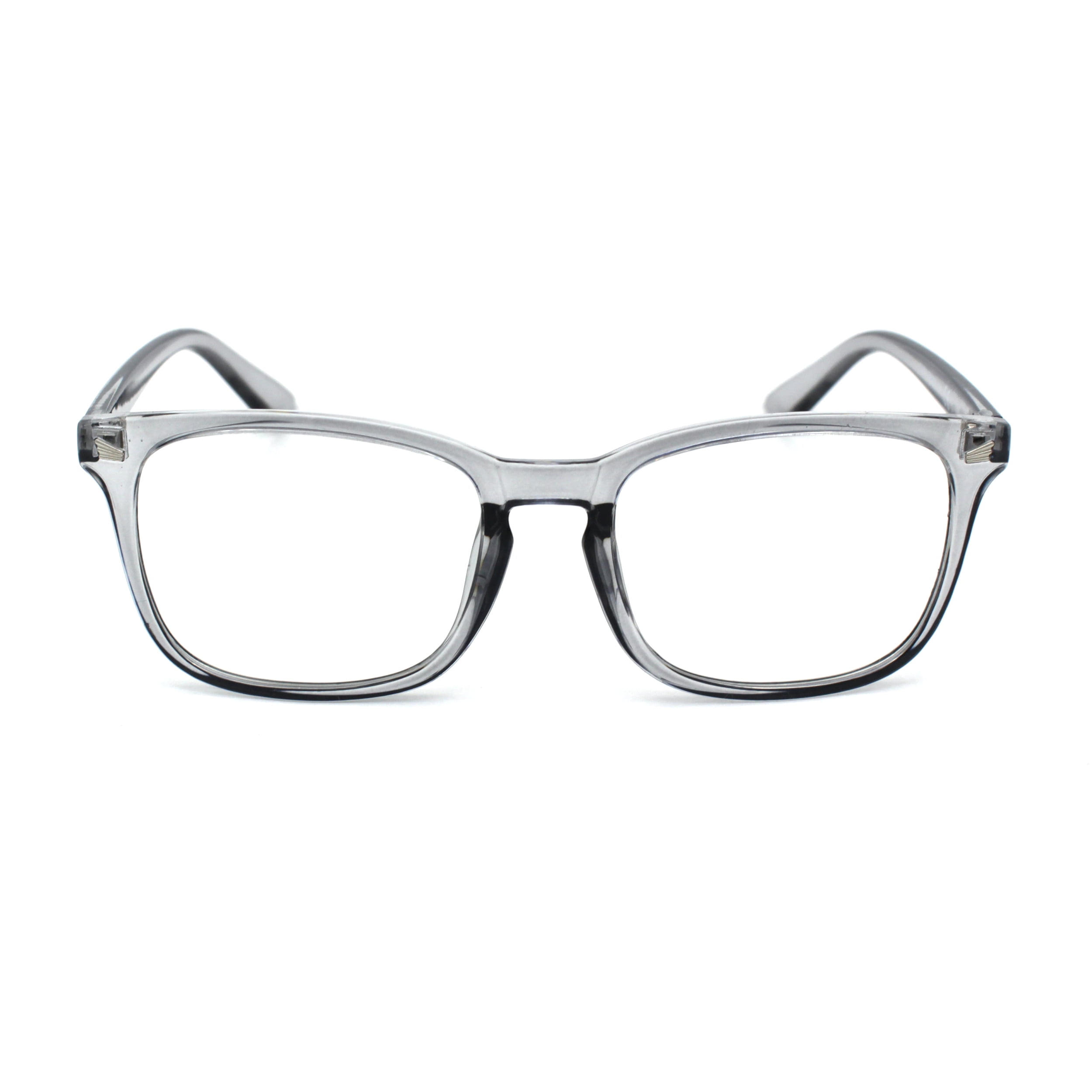 Thin Plastic Horn Rim UV Blue Light Computer Eye Protection Glasses ...