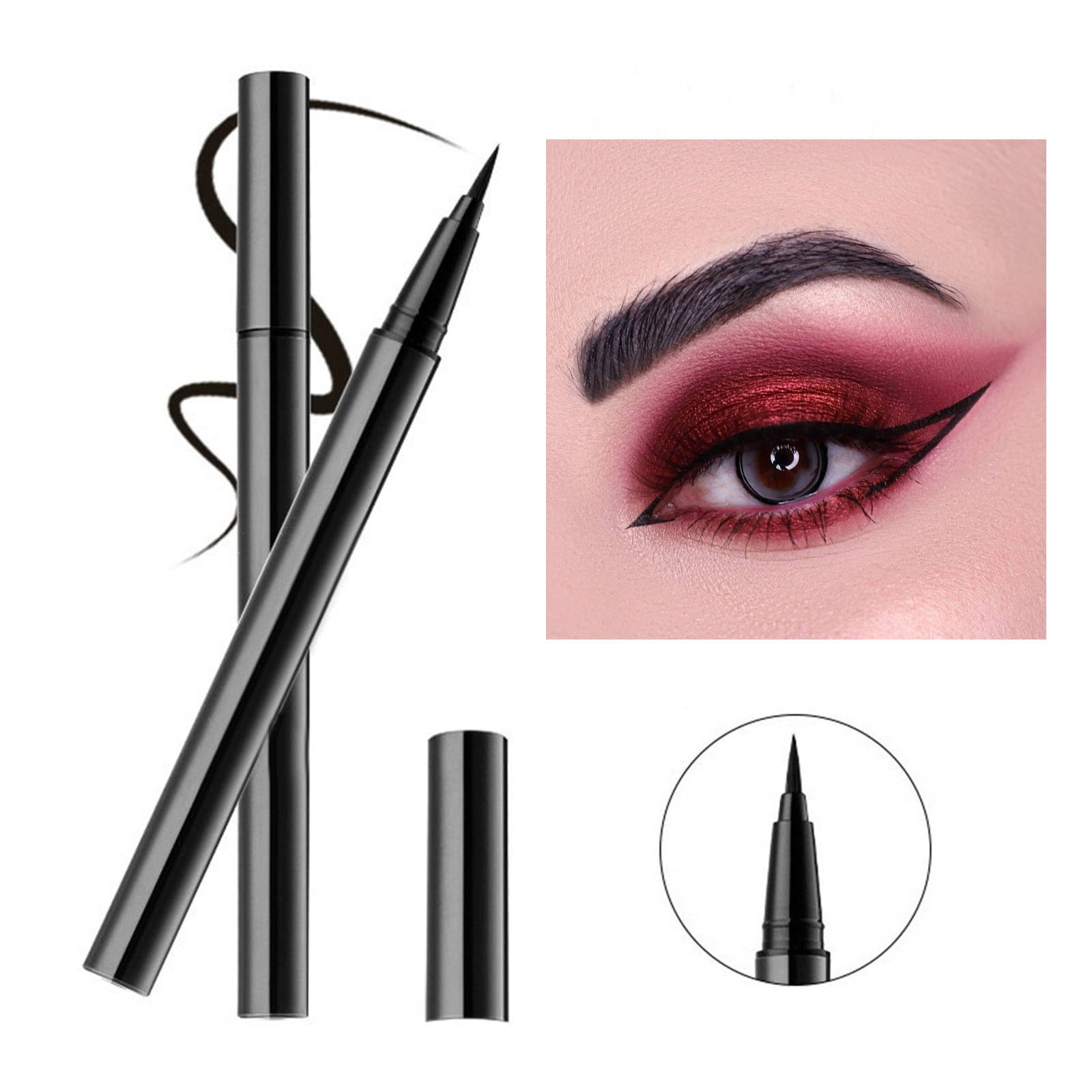 Thin Precise All Day Black Makeup Liquid 1.5ml Makeup Gel Liners Bare ...