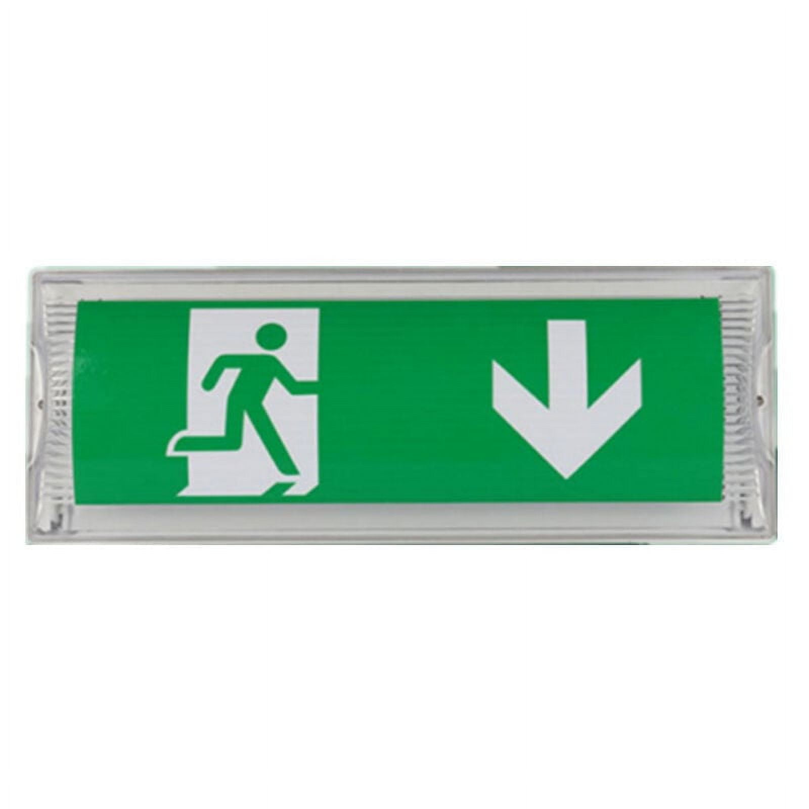 Thin Profile LED Emergency Exit Lights, Battery Backup For Seamless ...