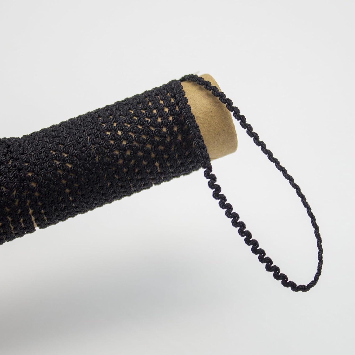 Thin RIC Rac Ribbon 25 Yards Lace Wave Ribbons 3mm Rick Rack Trim Black ...