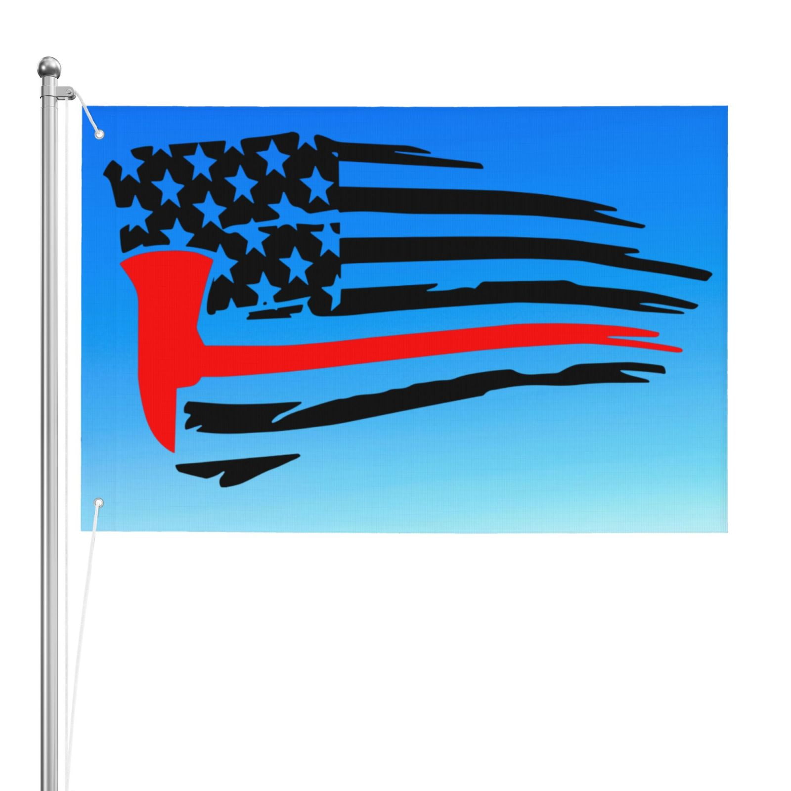 Thin Red Line American Flag Flag Double Sided Flag 2x3ft For Home ...