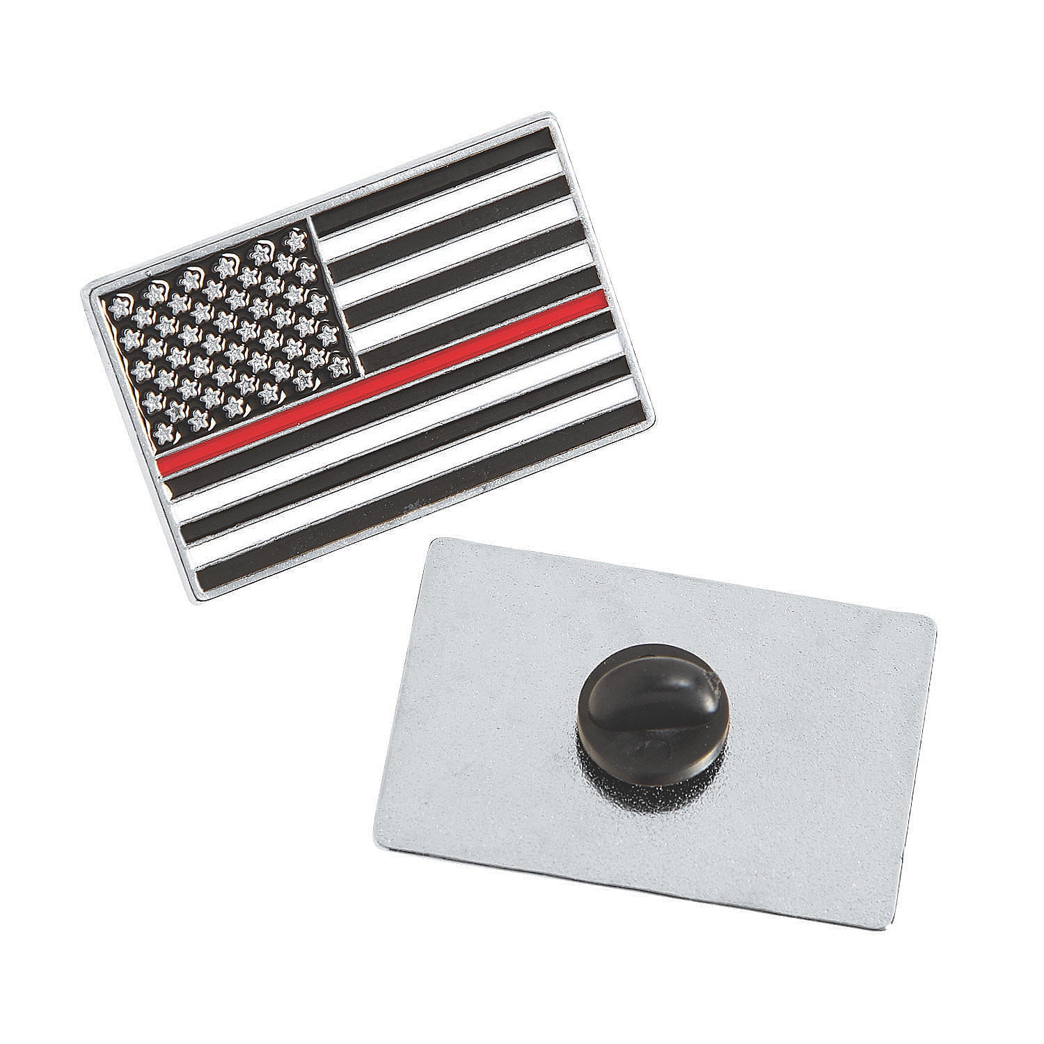 Thin Red Line Enamel Pins - Party Favors - 24 Pieces - Walmart.com