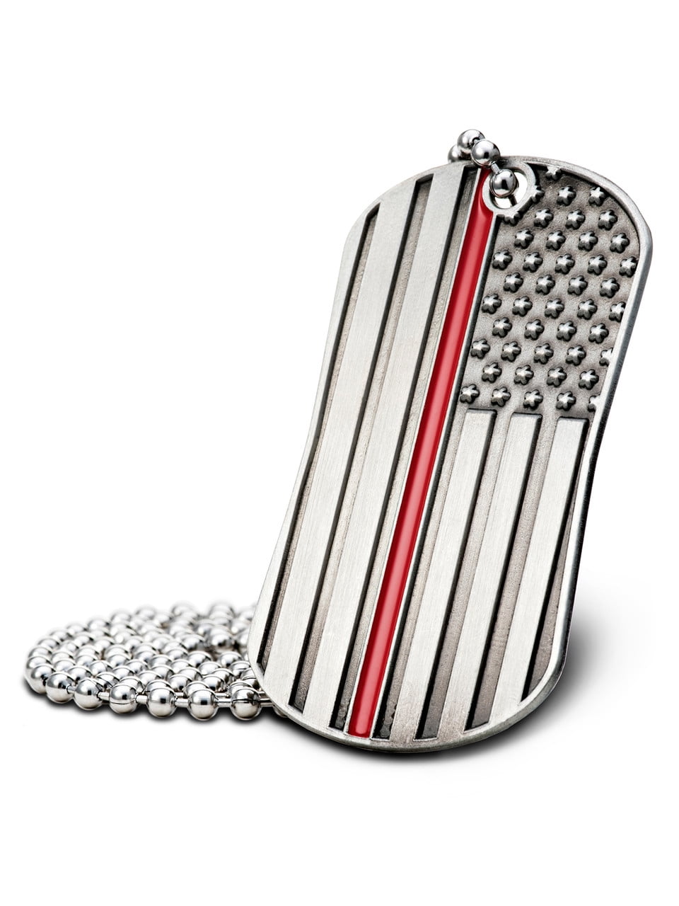 Thin Red Line Firefighter Dog Tag-Isaiah 6:8 (4 Pack) by Shields of ...
