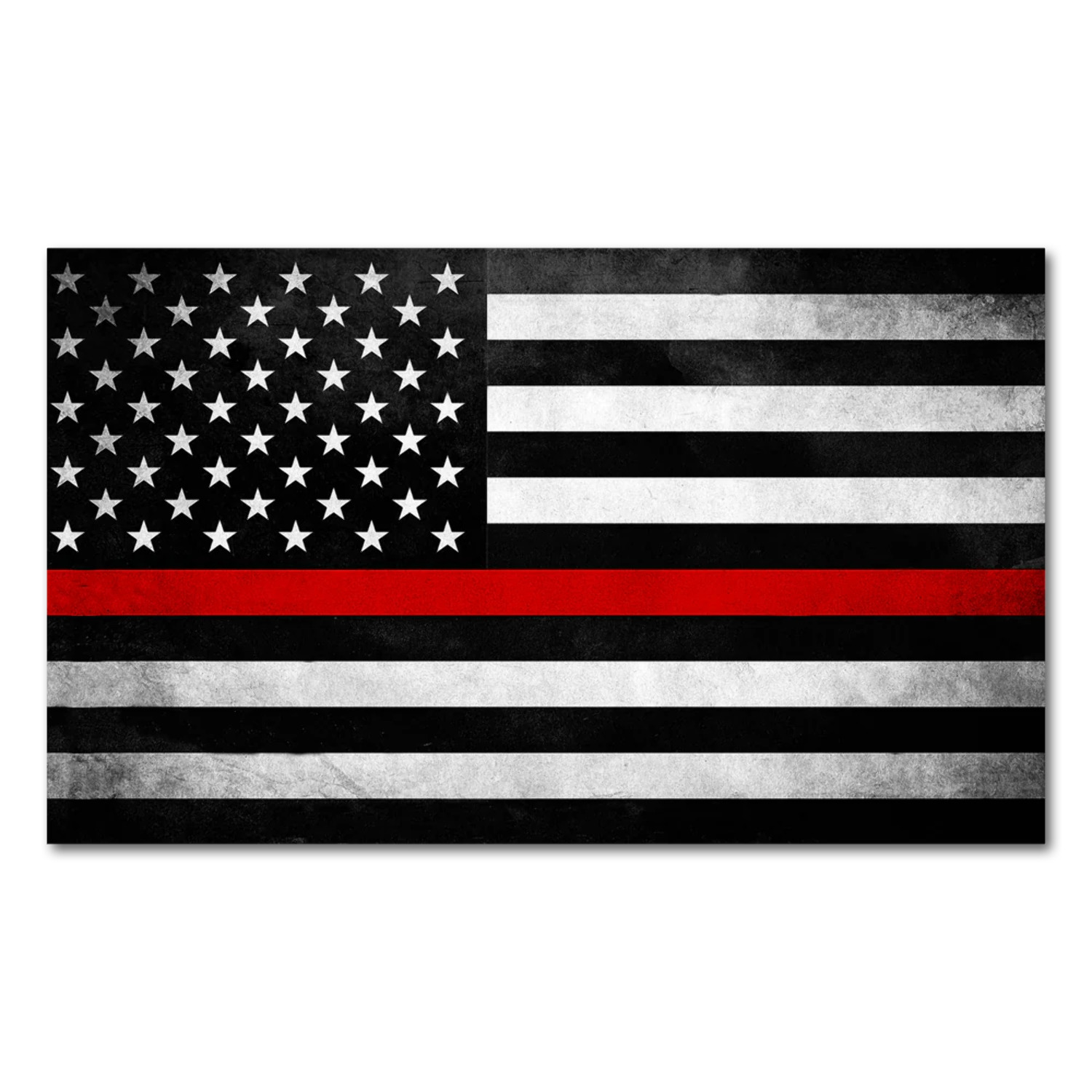 Thin Red Line Flag Decal Premium Vinyl Die Cut UV Coating Military ...