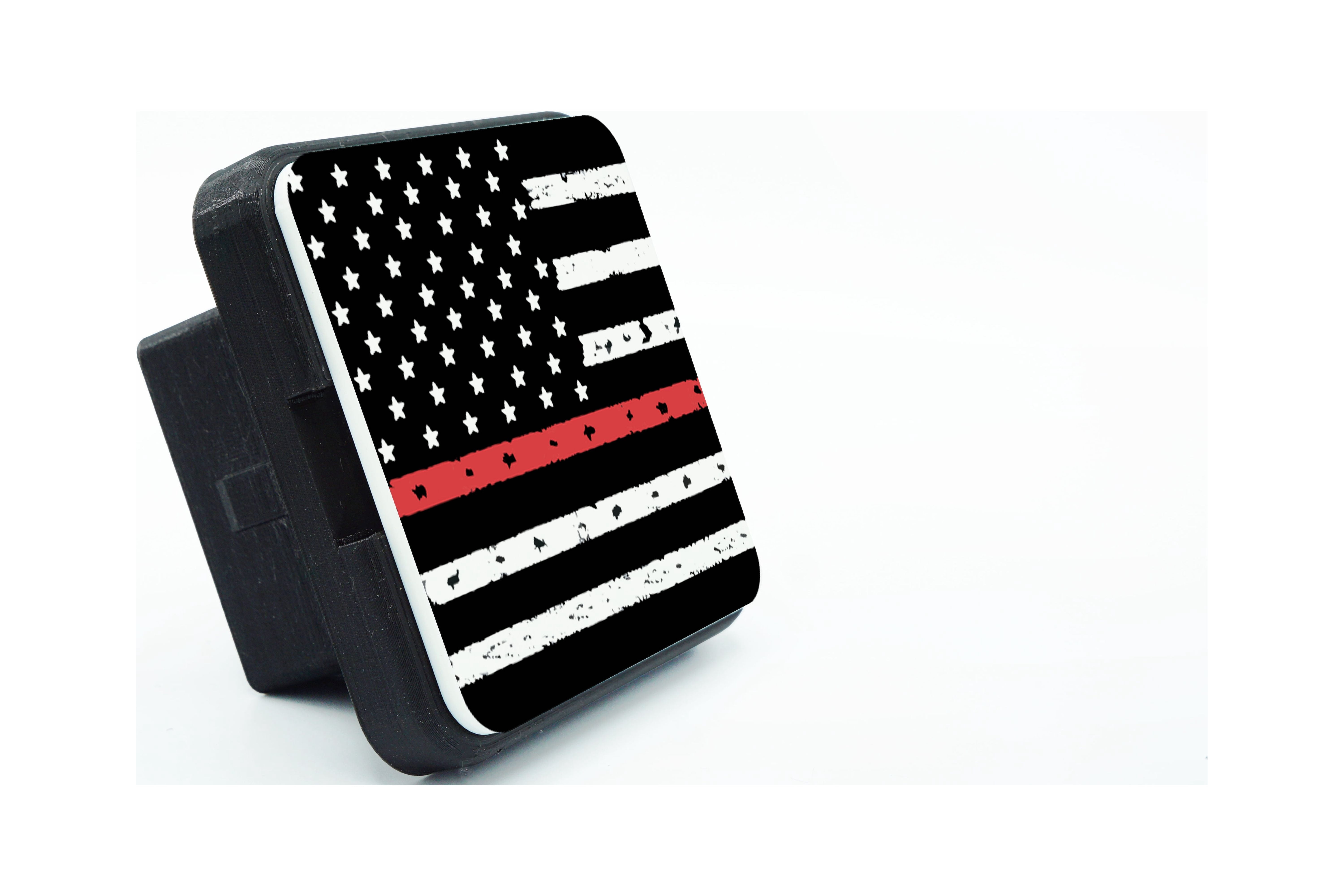 Thin Red Line Flag Trailer Hitch Cover Bundle - Walmart.com