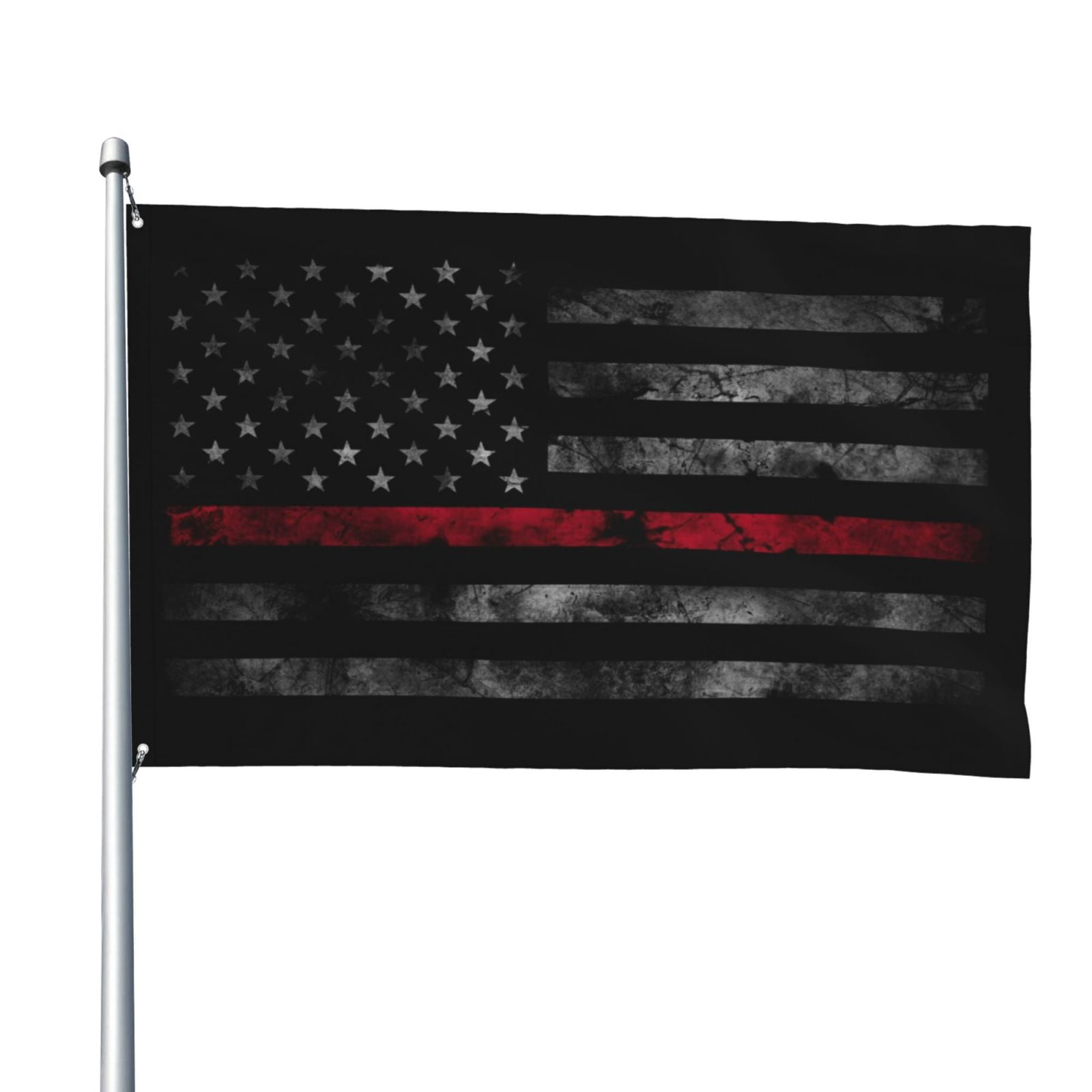 Thin Red Line Flags for Yard Outside Decorations 4x6 Ft Double Sided ...