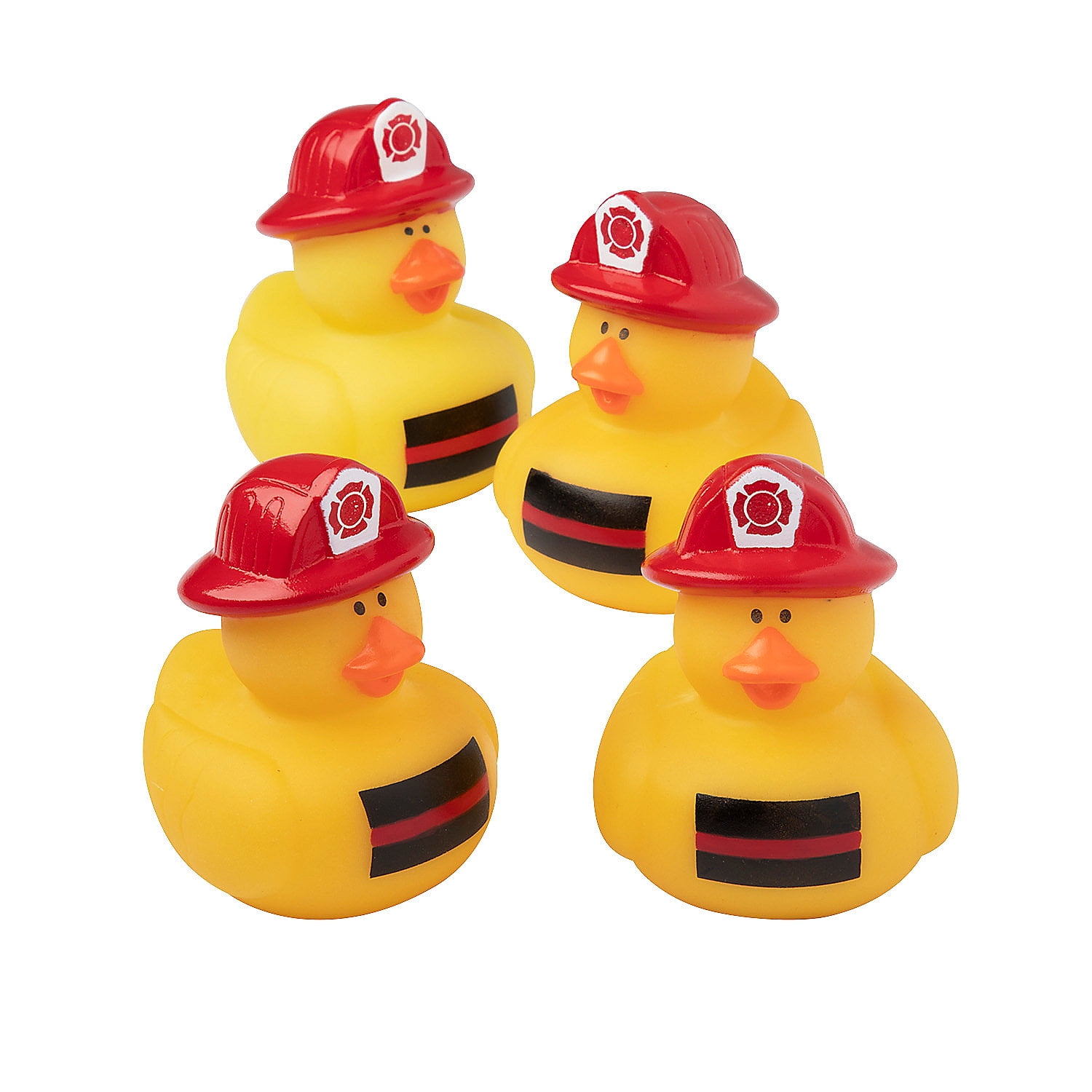 Thin Red Line Rubber Duckies, Toys, Party Supplies, 12 Pieces - Walmart.com