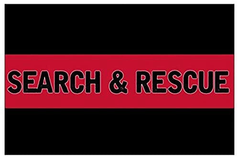 Thin Red Line SEARCH and RESCUE Flag Sticker (decal service)- Sticker ...