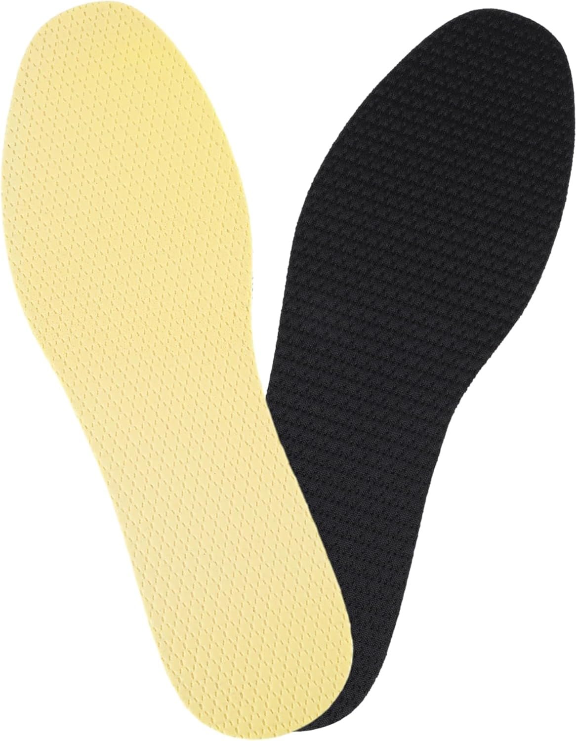 Thin Shoe Insoles, Three-Layer Latex Memory Foam Insoles, Cuttable ...