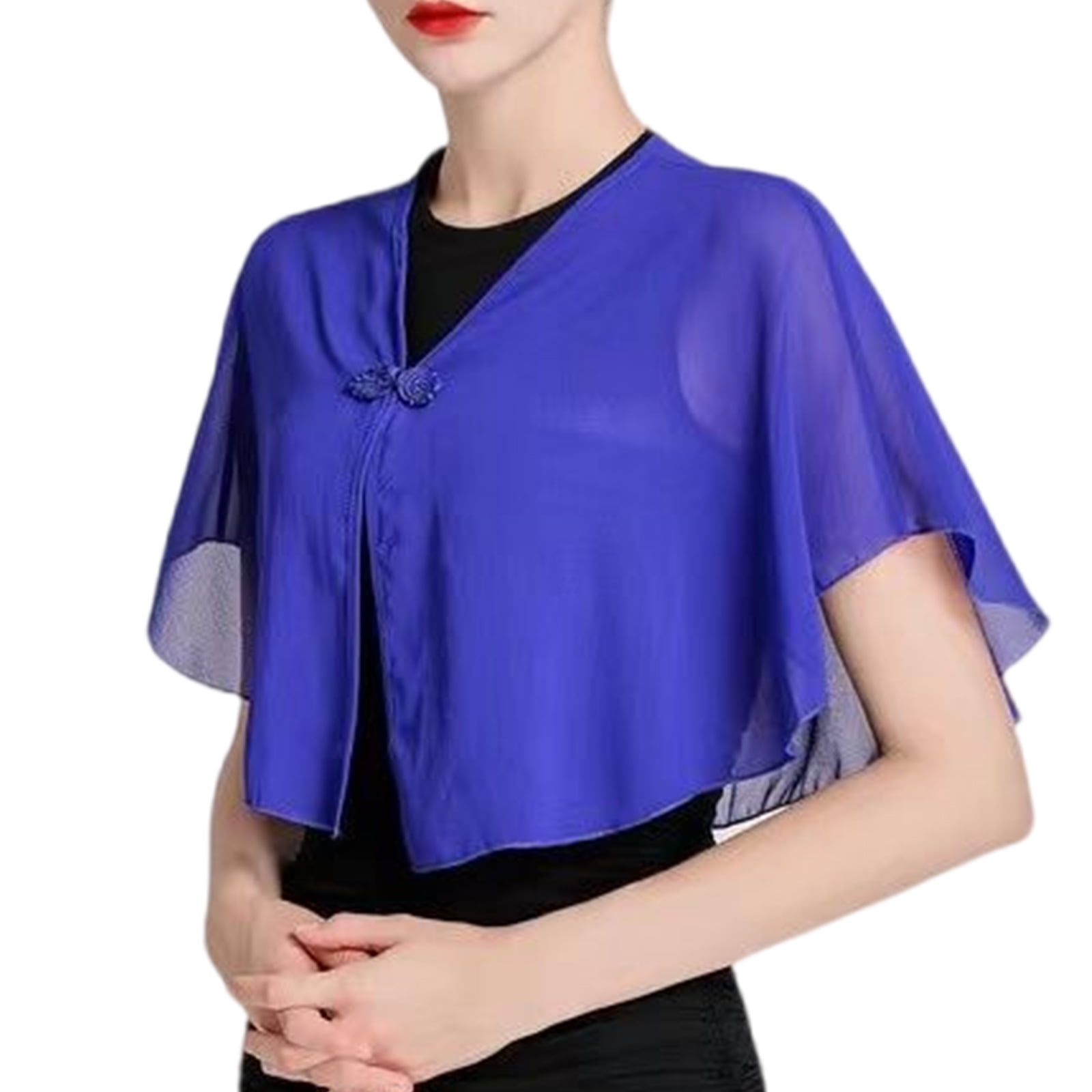 Thin Shoulder Wrap Stole French Design Seethrough Scarf Shawl Wrap Easy ...