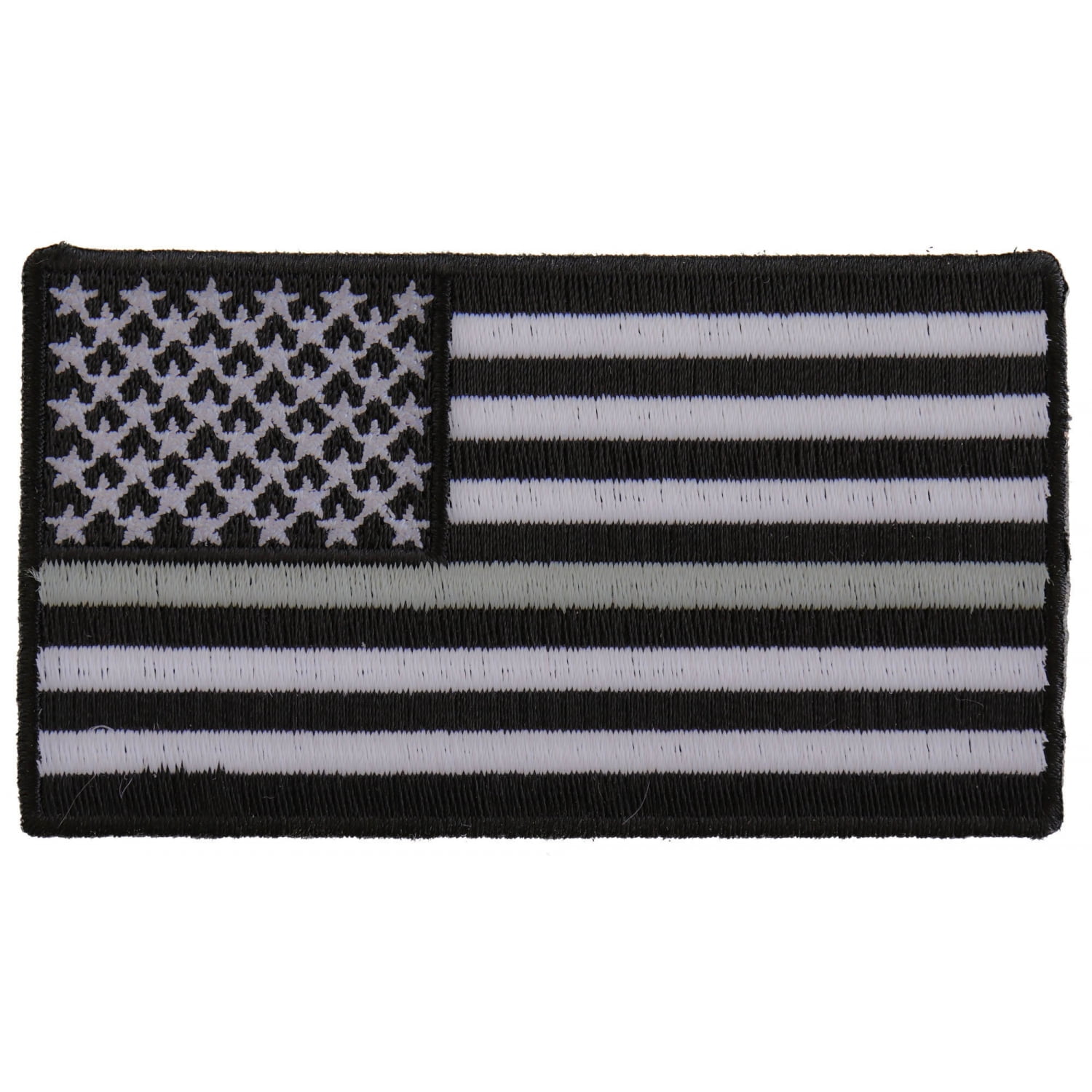 Thin Silver Line American Flag For Corrections - Walmart.com