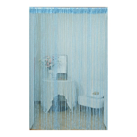 Thin Silver Window Sheer Curtain With Against Aging Polyster Fabric ...