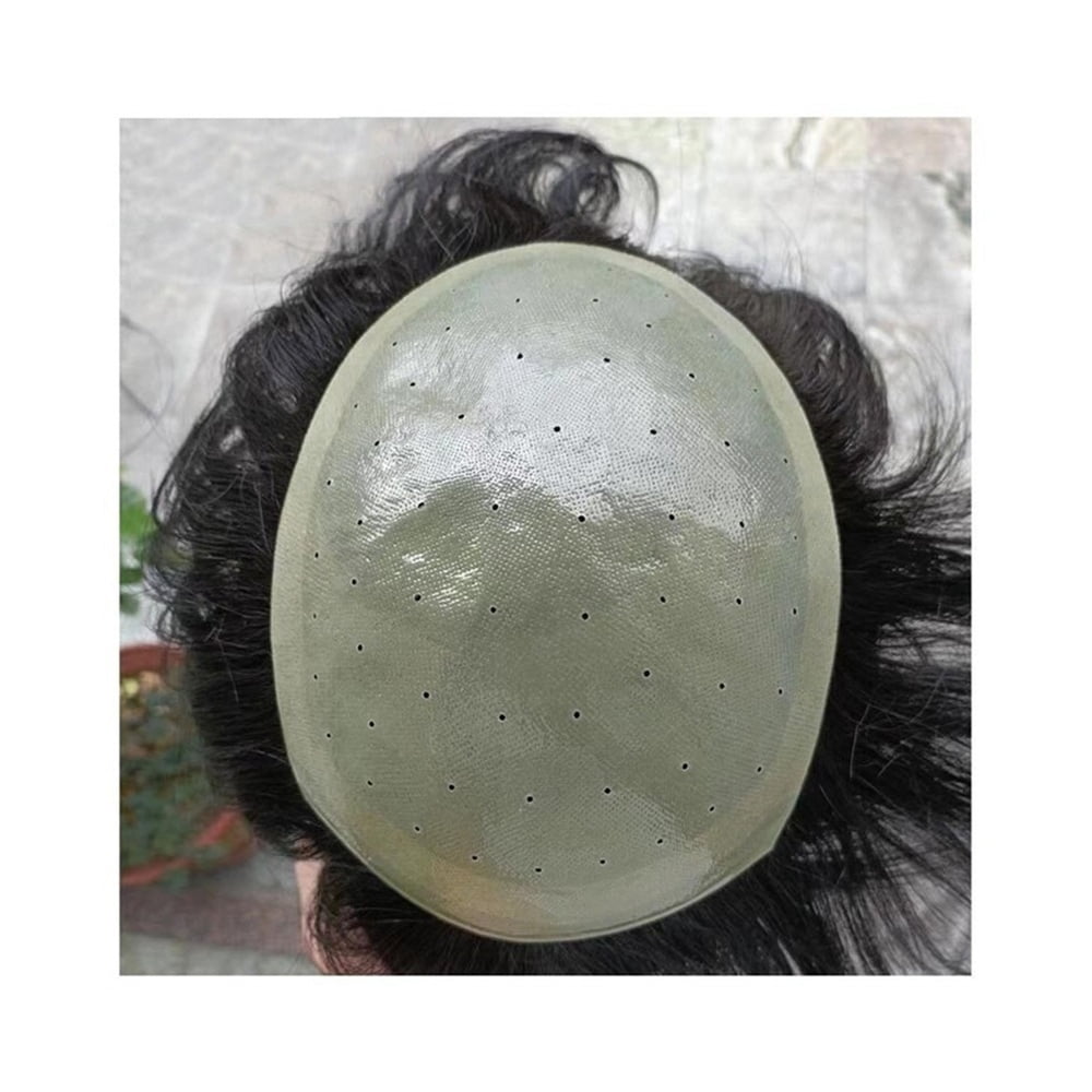 Thin Skin Toupee for Men Breathable Male Hair Prosthesis Biological ...