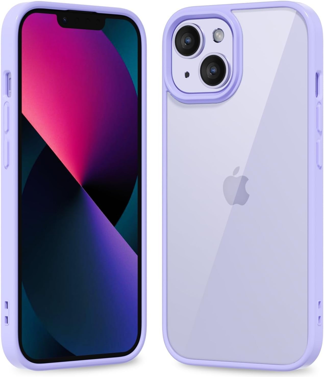 Thin Slim Clear case for iPhone 15 Plus/ 14 Plus, Transparent Hybrid ...