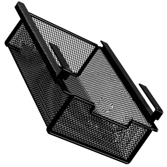 Thin Under Desk Mounted Drawer Planner Rustproof Metal Construction ...