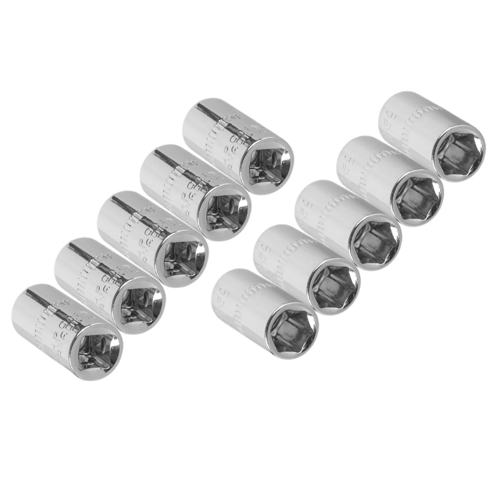 Thin Wall Designs Short Socket Set 6 Point Metric 4mm to 14mm Wrench ...