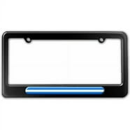 Thin Blue Line K-9 Unit Paw Prints, Police License Plate Tag Frame ...