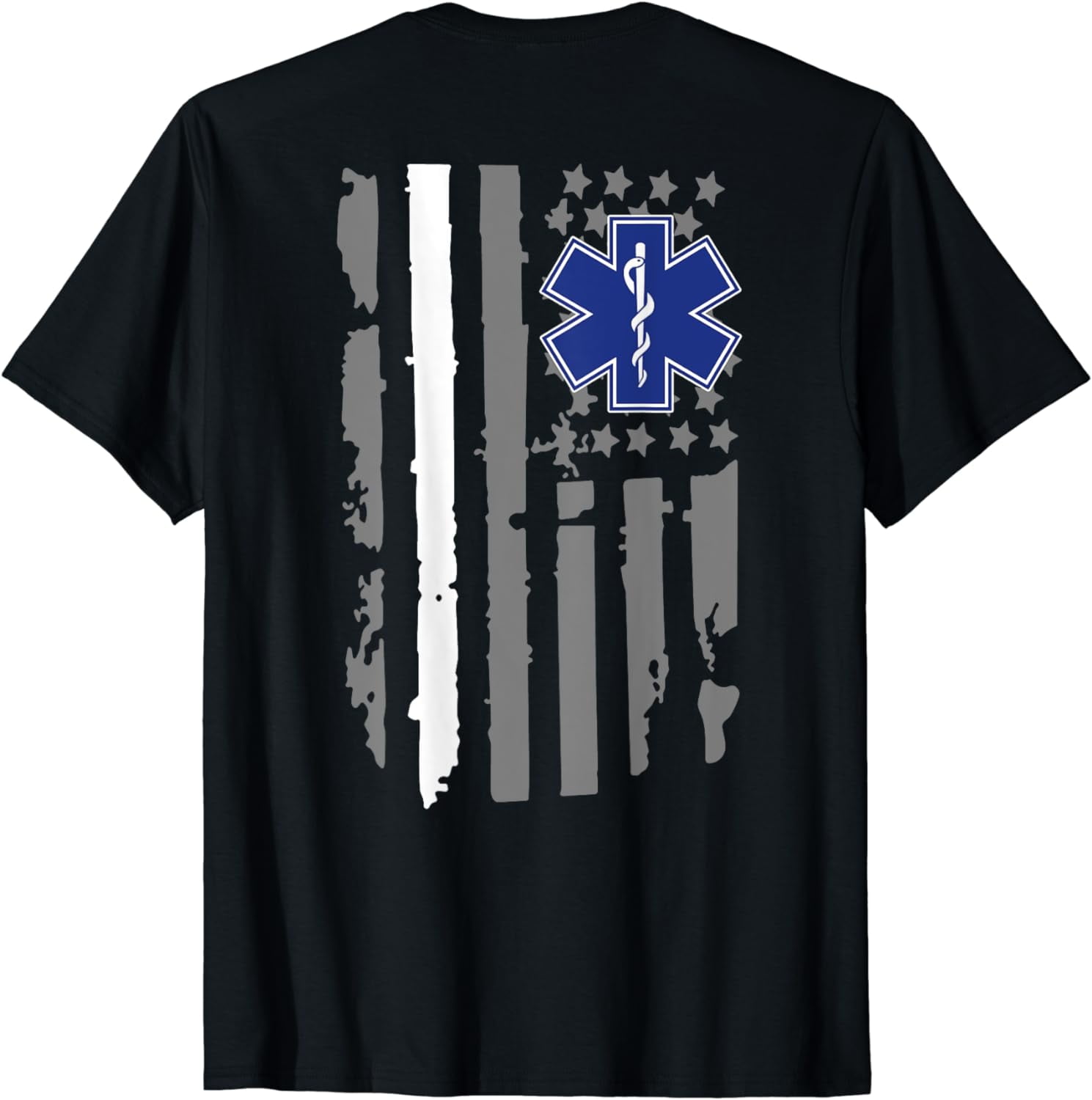 Thin White Line Proud EMS EMT Paramedic Nurse Medical Crew T-Shirt ...