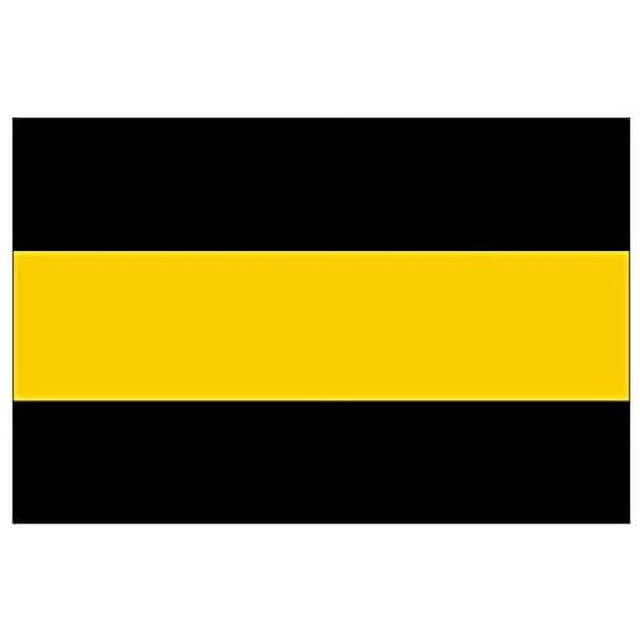Thin YELLOW Line Loss Prevention Tow Truck Flag Sticker (car decal ...