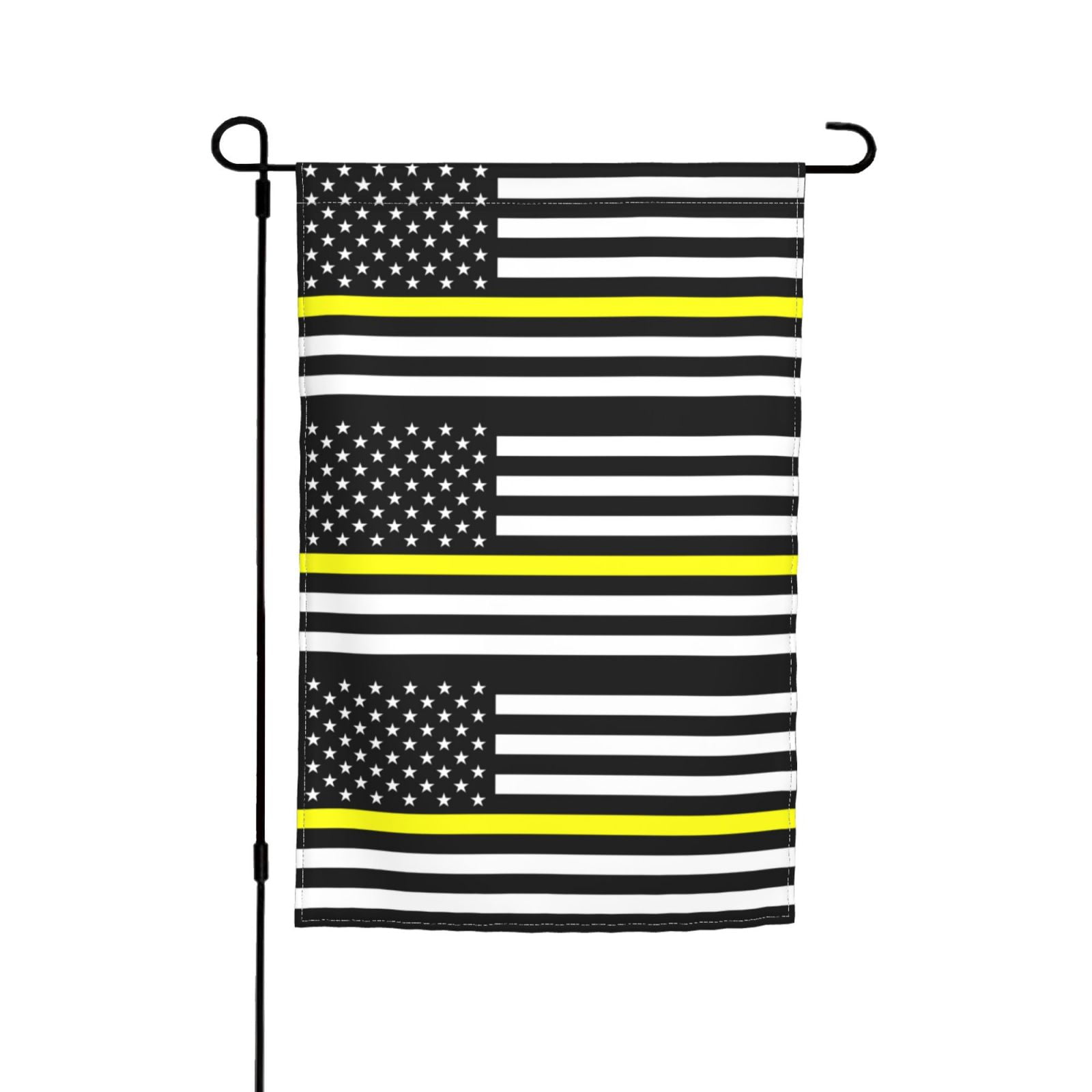Thin Yellow Line Flag Garden Flag 12x18 Inch, Double Sided Outside Sign ...